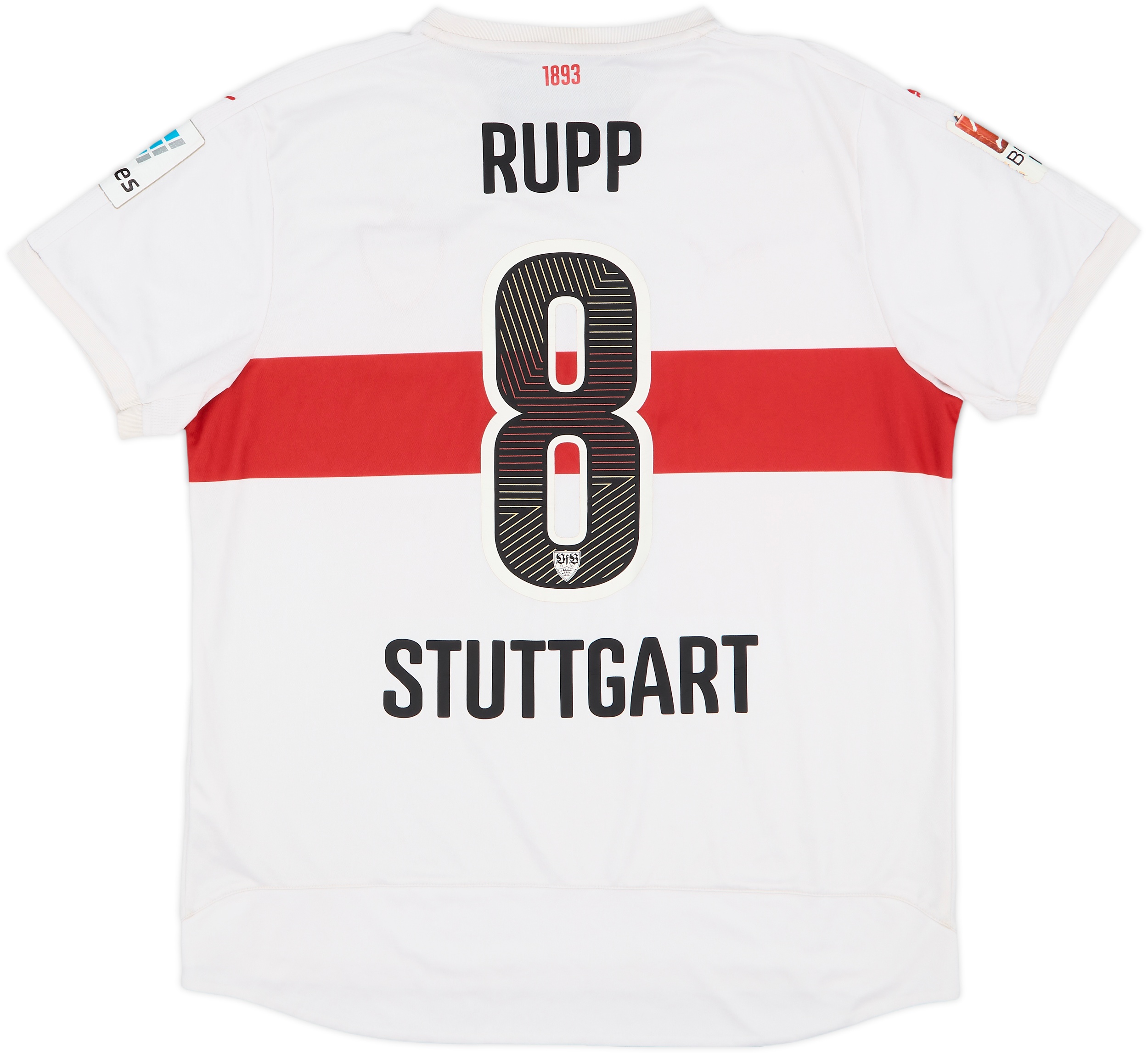 2015- 16 Stuttgart Home Shirt Rupp #8 - 4/10 - (L)