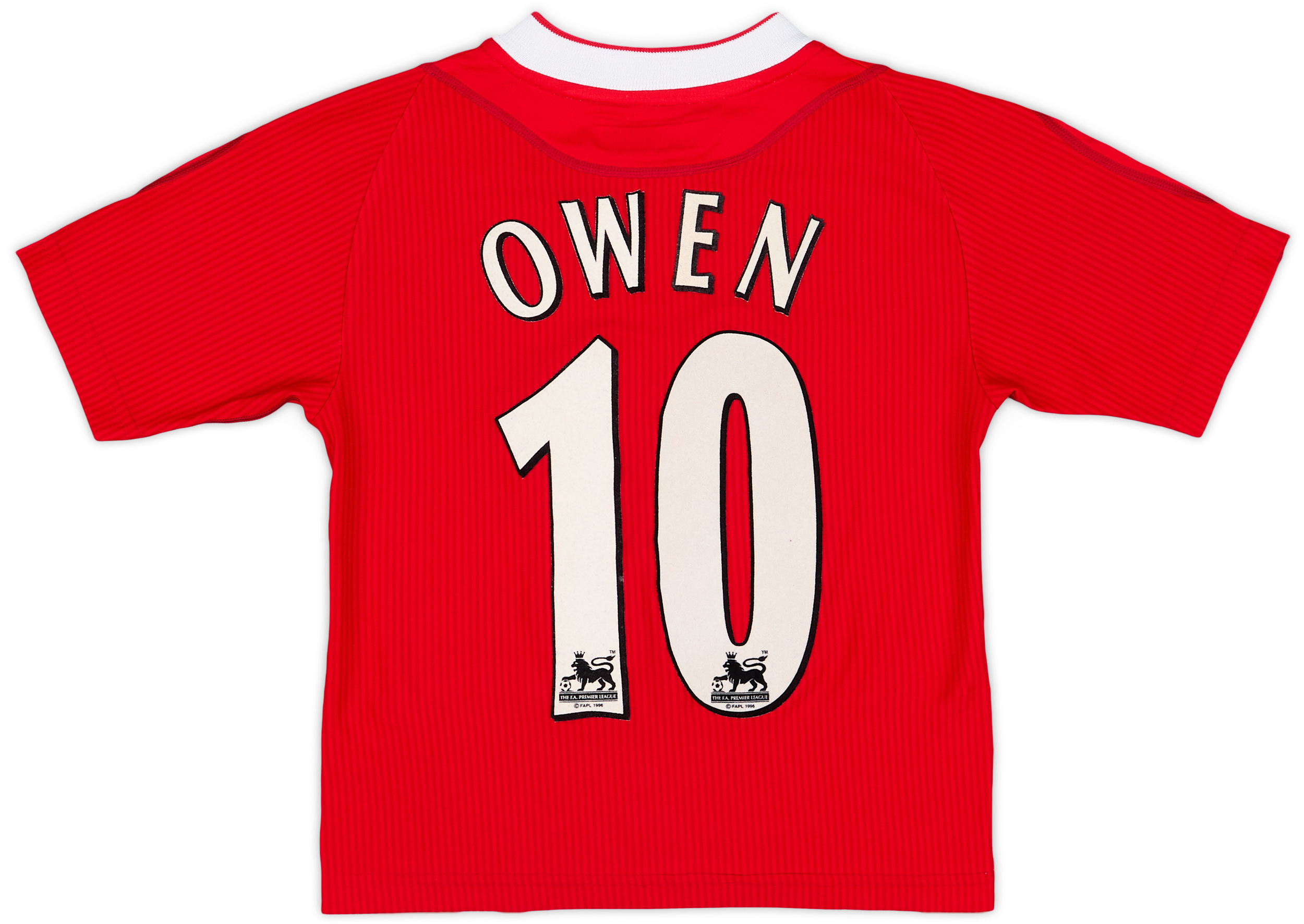 2002-04 Liverpool Home Shirt Owen #10 - 9/10 - (M.Boys)