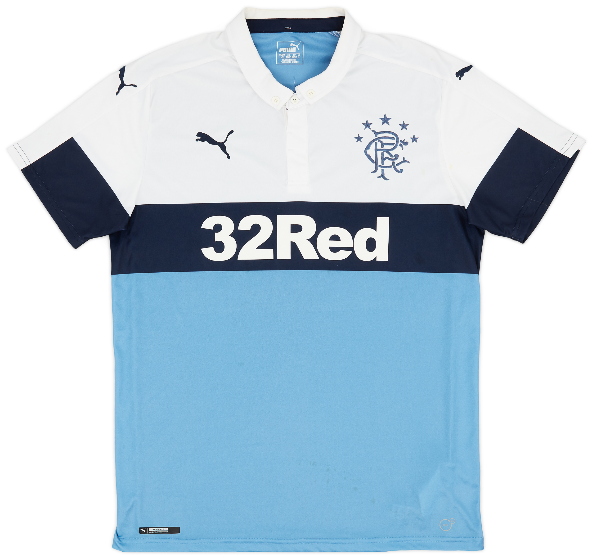 2016-18 Rangers Third Shirt - 5/10 - (L)