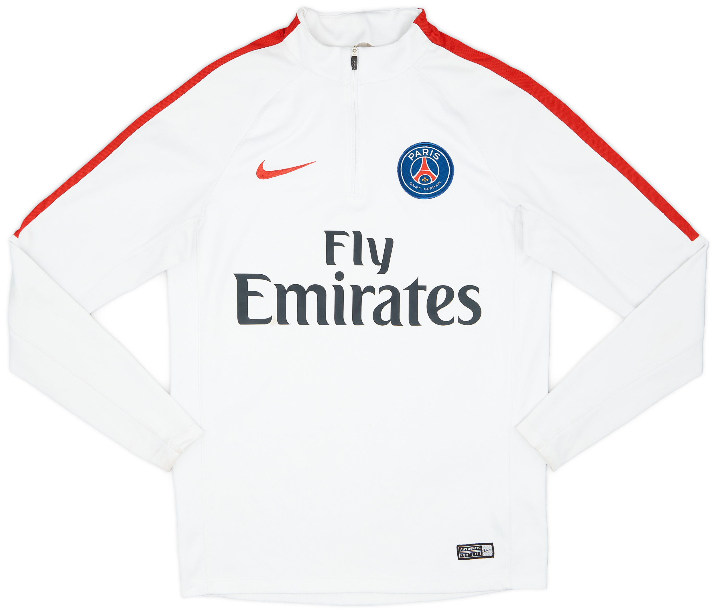 2016-17 Paris Saint-Germain Nike 1/4 Zip Drill Top - 5/10 - (S)
