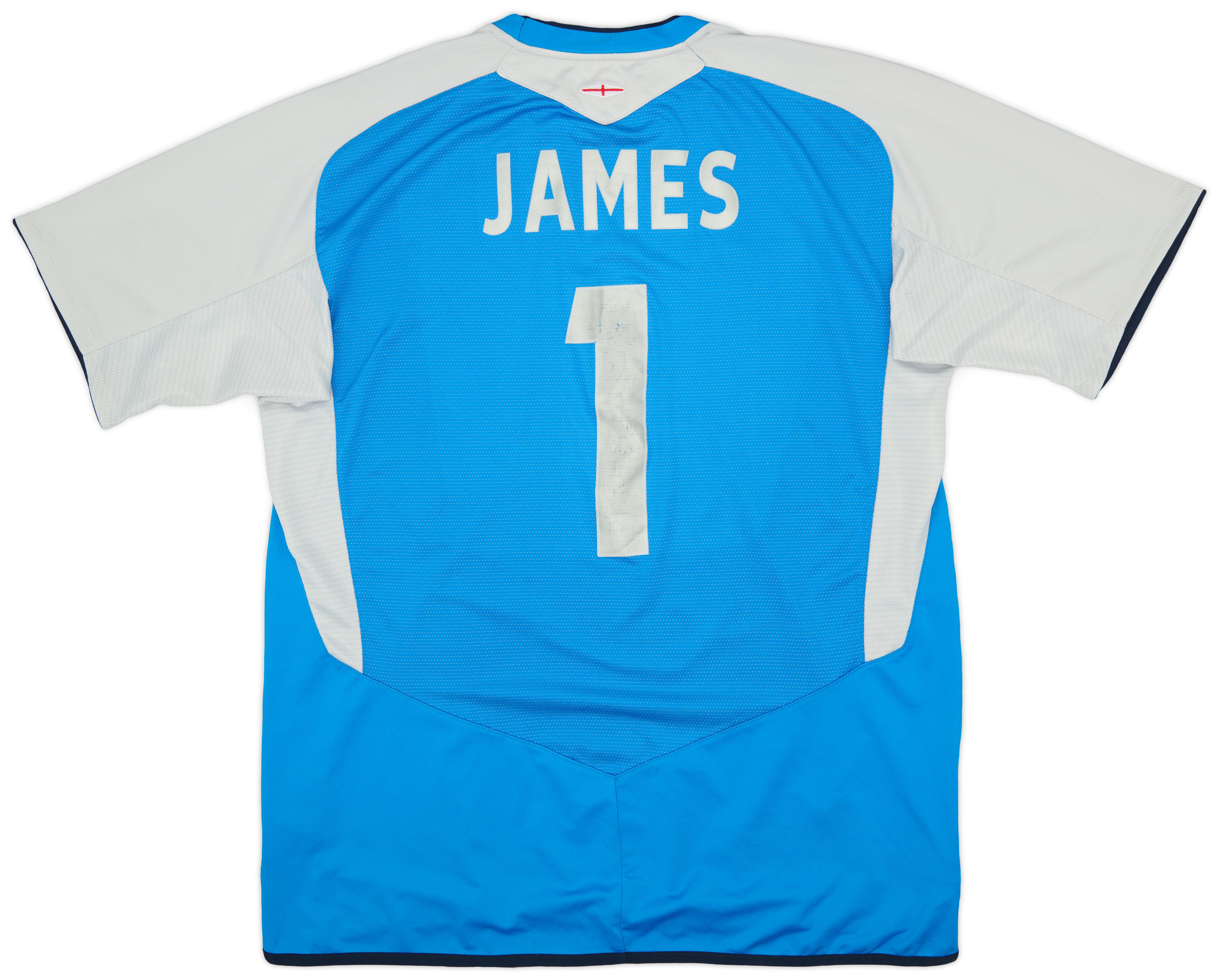 2004-06 England GK S/S Shirt James #1 - 8/10 - (XXL)