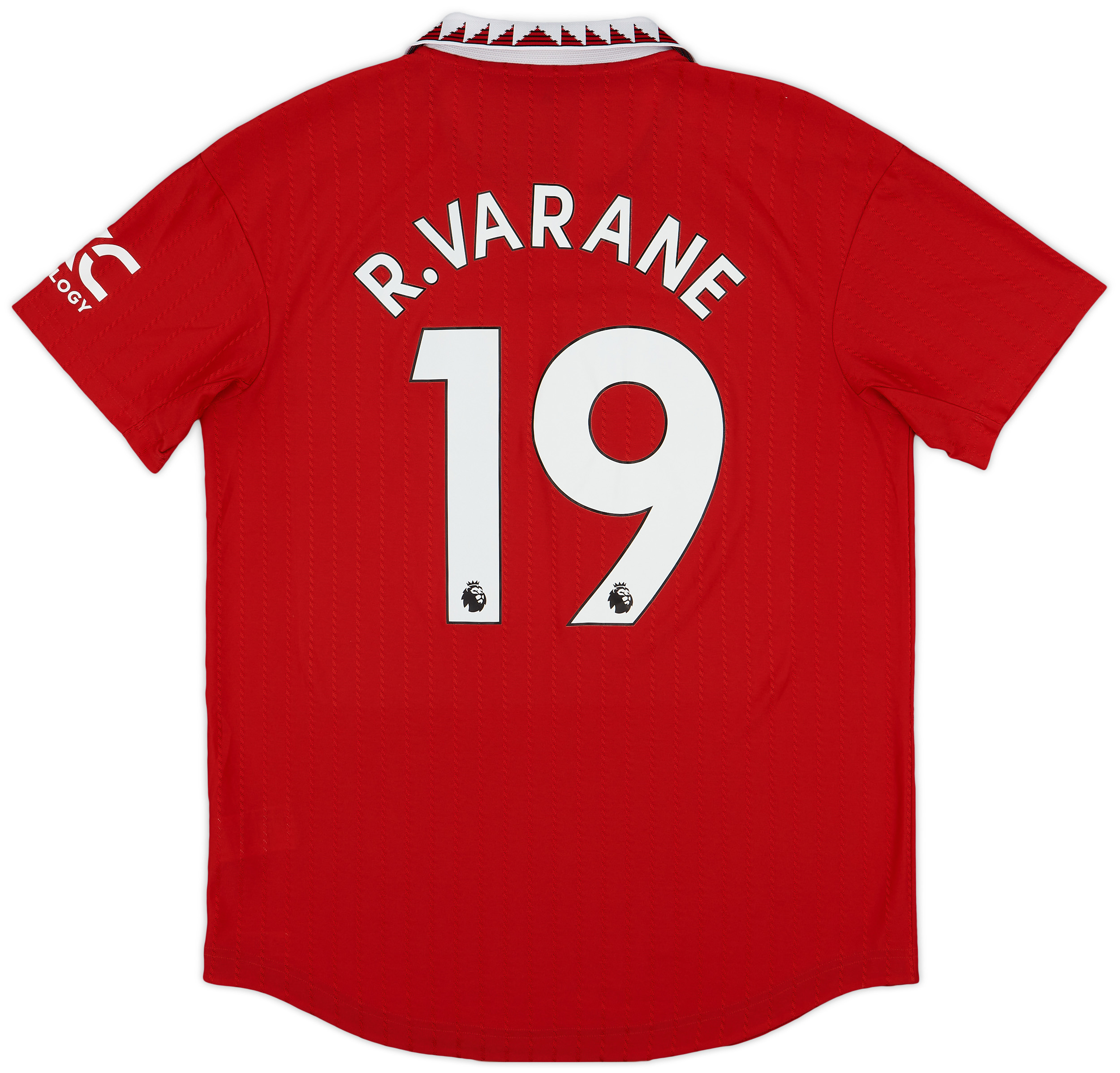 2022-23 Manchester United Authentic Home Shirt R.Varane #19 - 9/10 - (L)