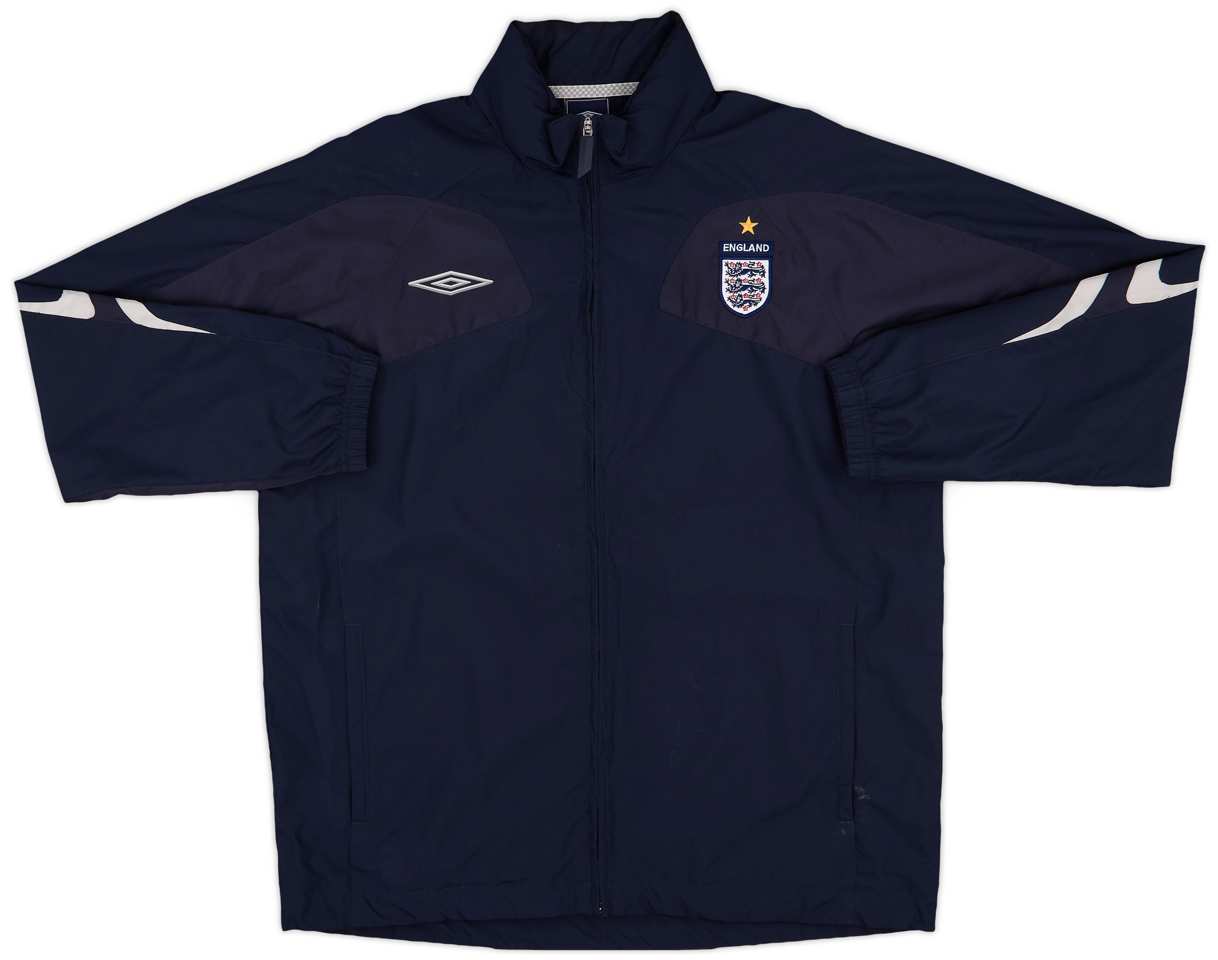 2006-07 England Umbro Hooded Rain Jacket - 8/10 - (L)