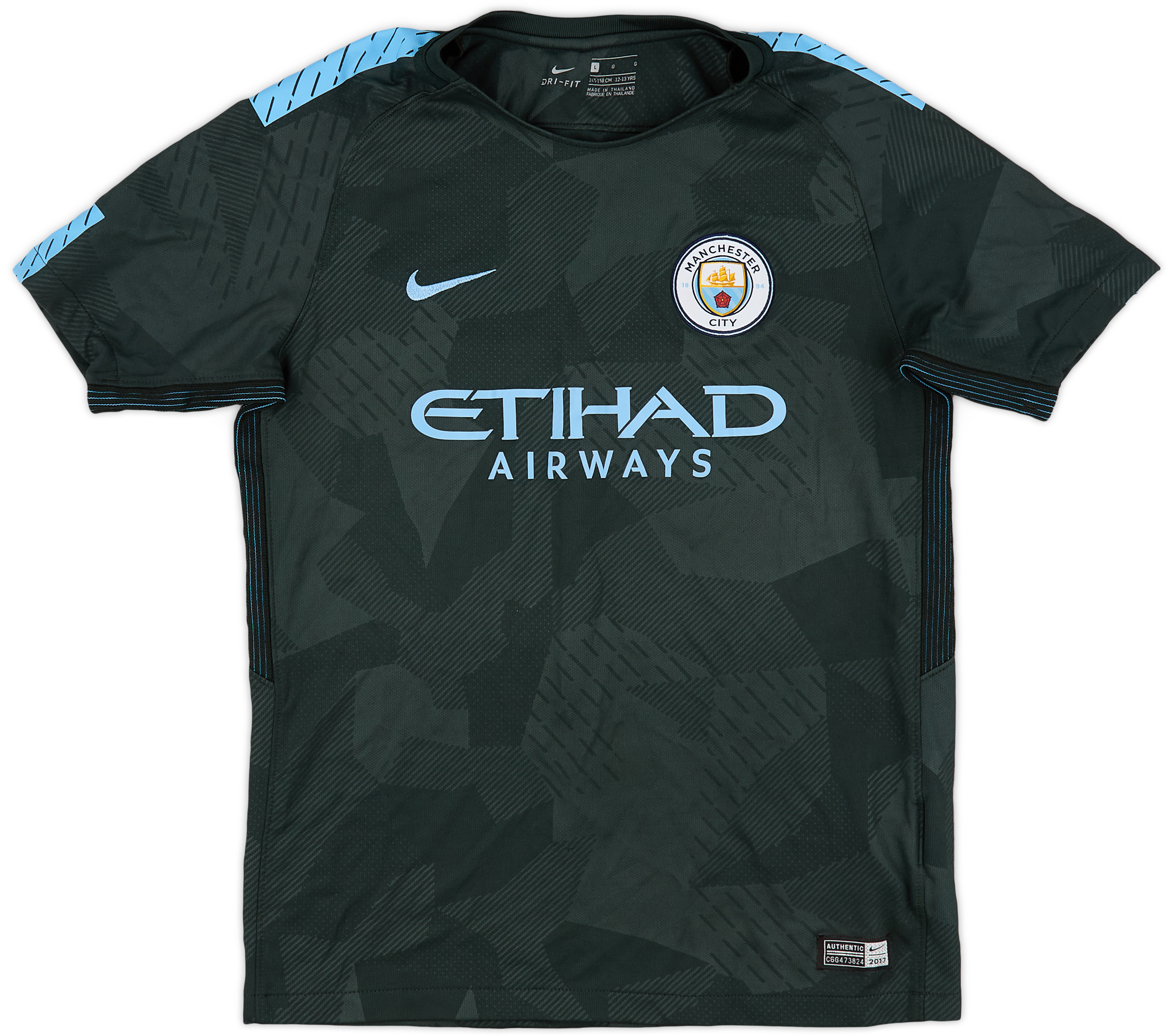 2017-18 Manchester City Third Shirt - 8/10 - (L.Boys)