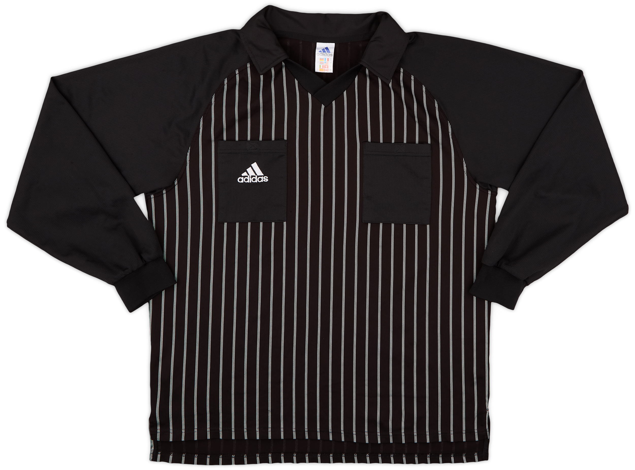 1999-00 adidas Referee Template L/S Shirt - 9/10 - (L)