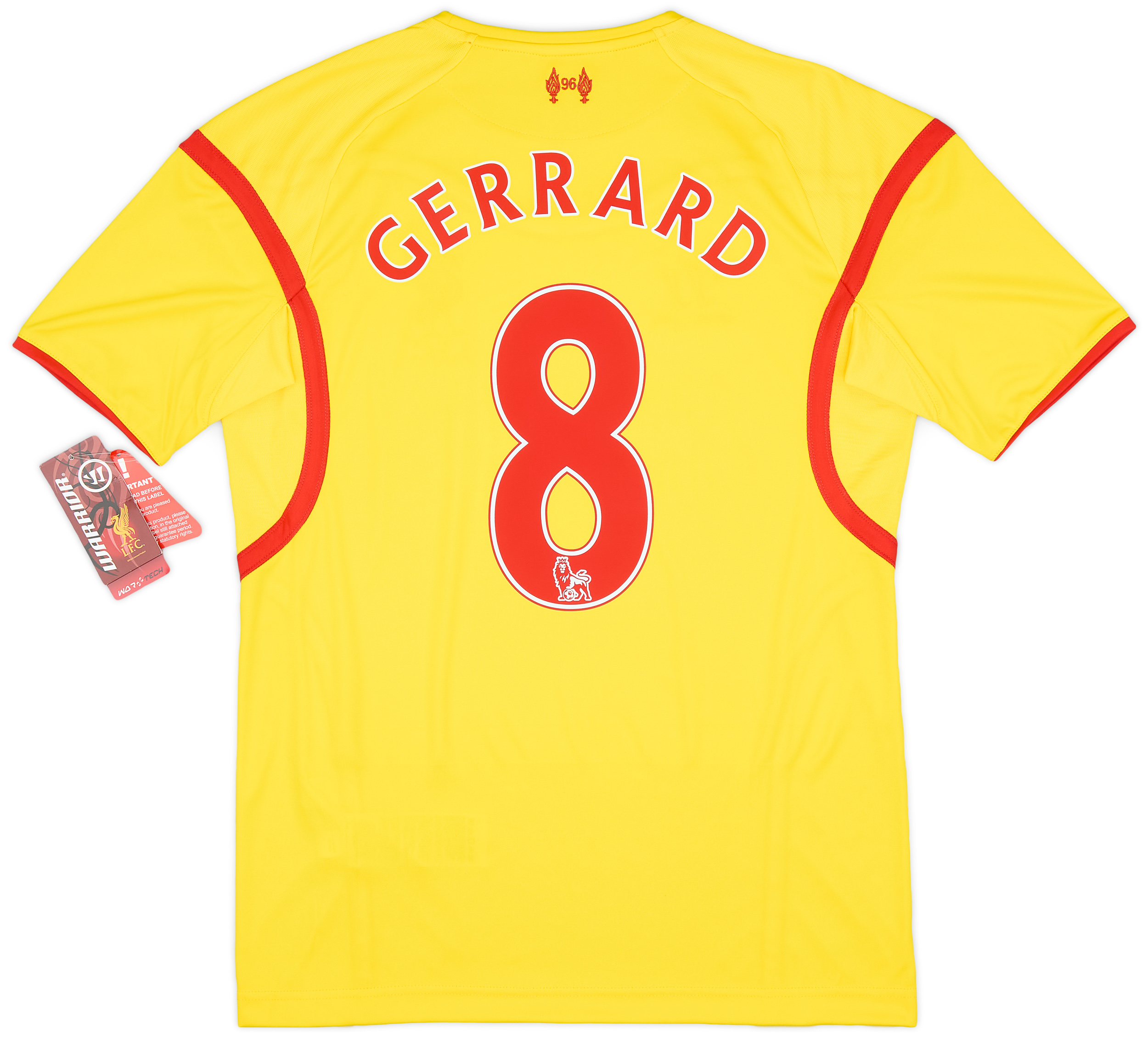 2014-15 Liverpool Away Shirt Gerrard #8 (S)