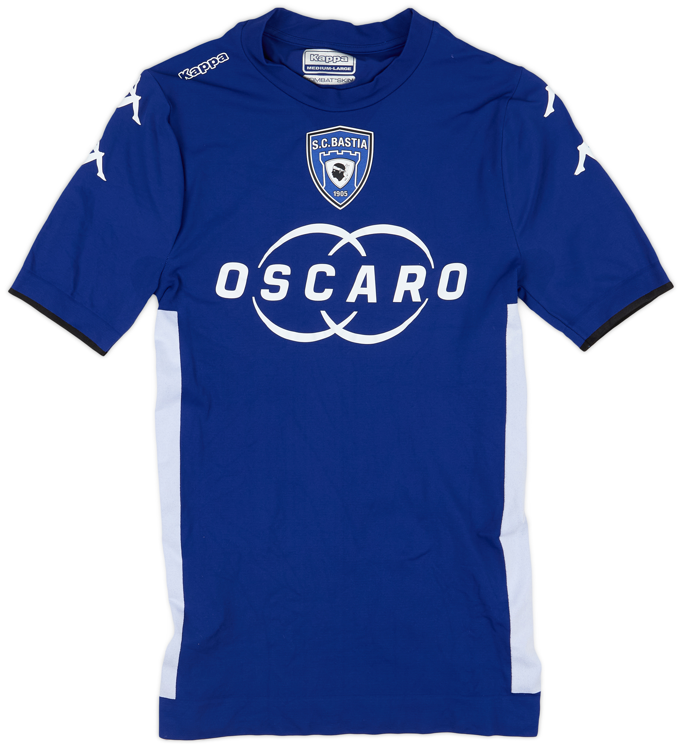 2017-19 Bastia Authentic Home Shirt - 9/10 - (M/L)