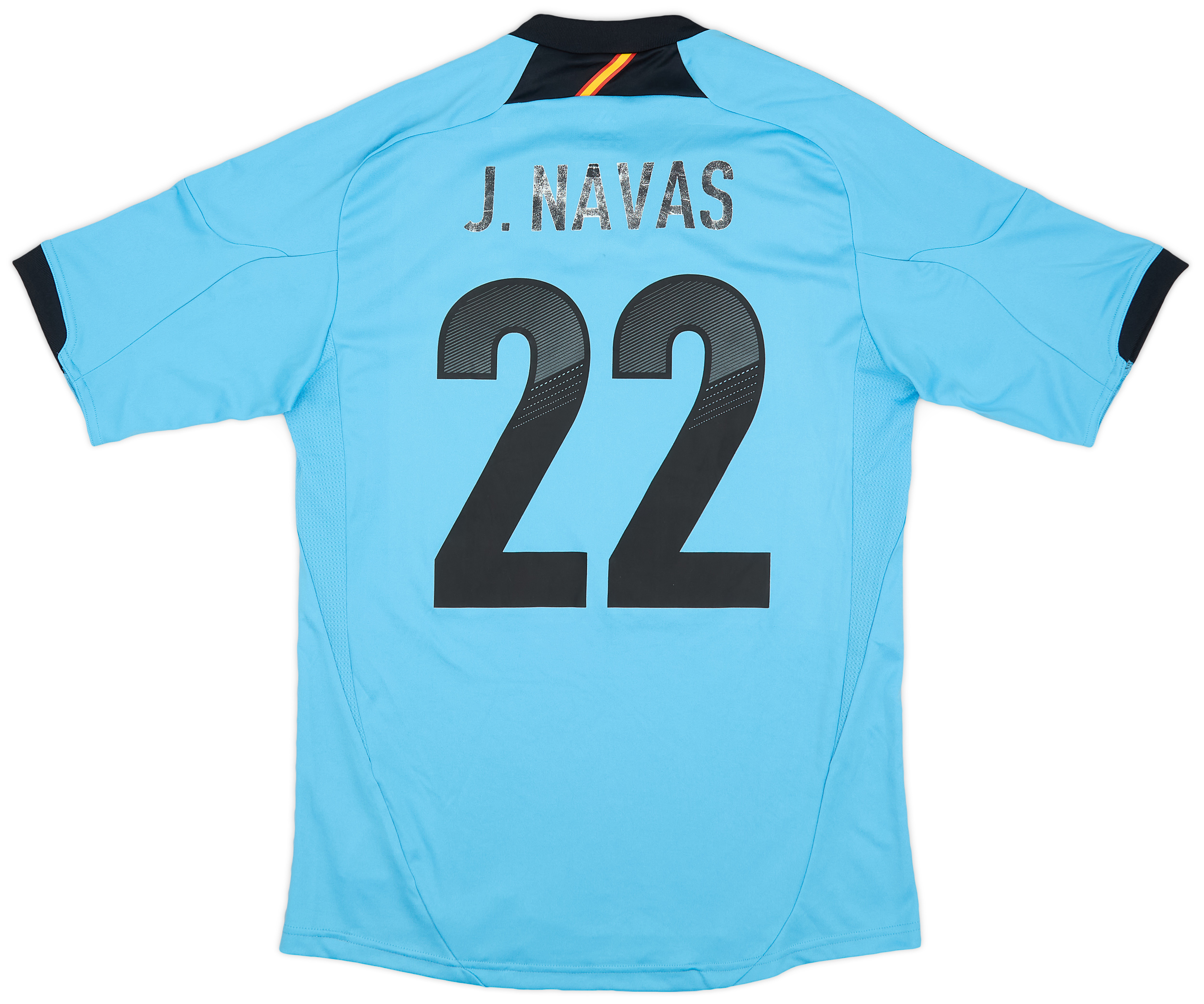 2012-14 Spain Away Shirt J. Navas #22 - 5/10 - (S)