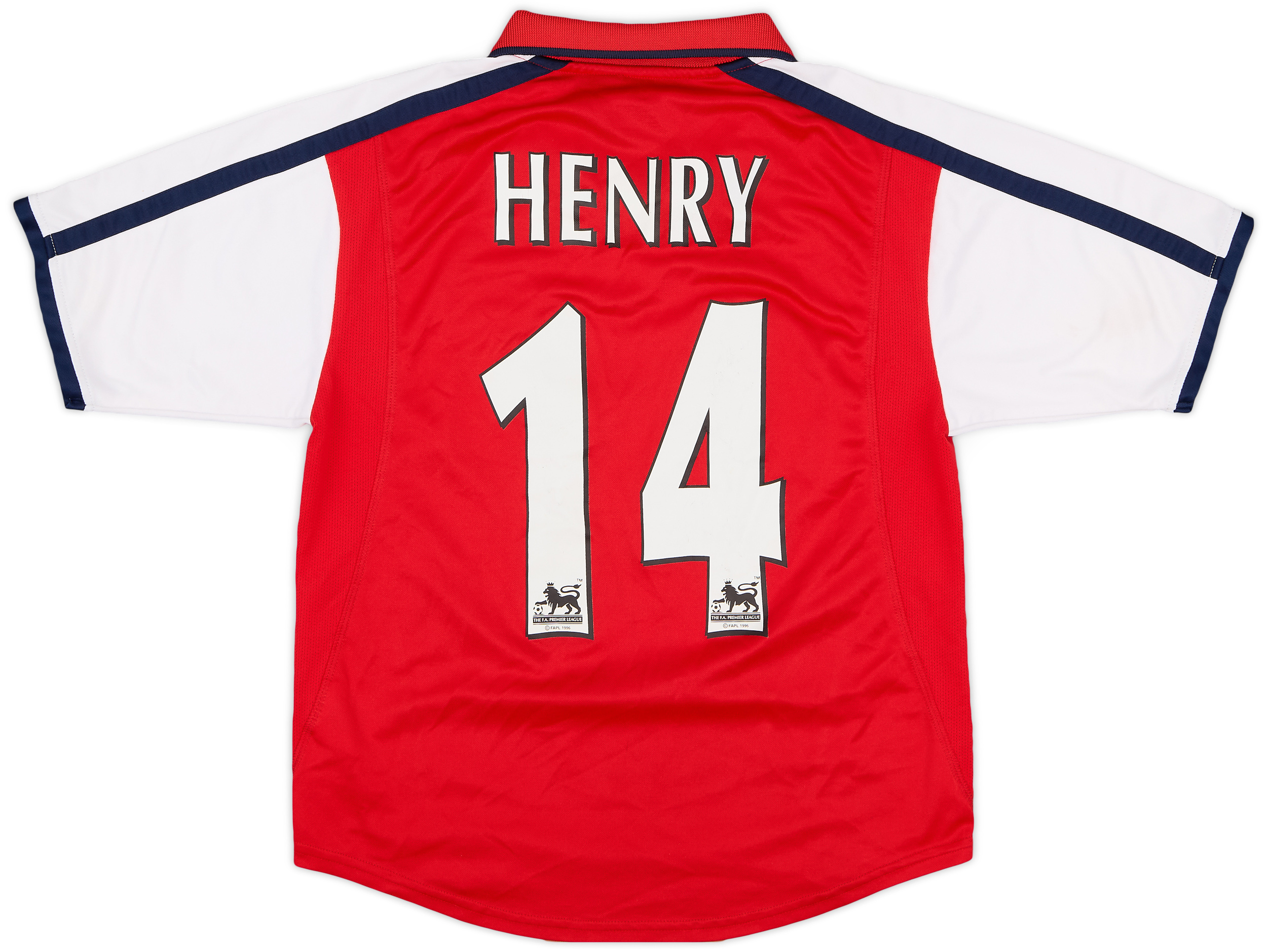 1999-00 Arsenal Home Shirt Henry #14 - 8/10 - (L.Boys)