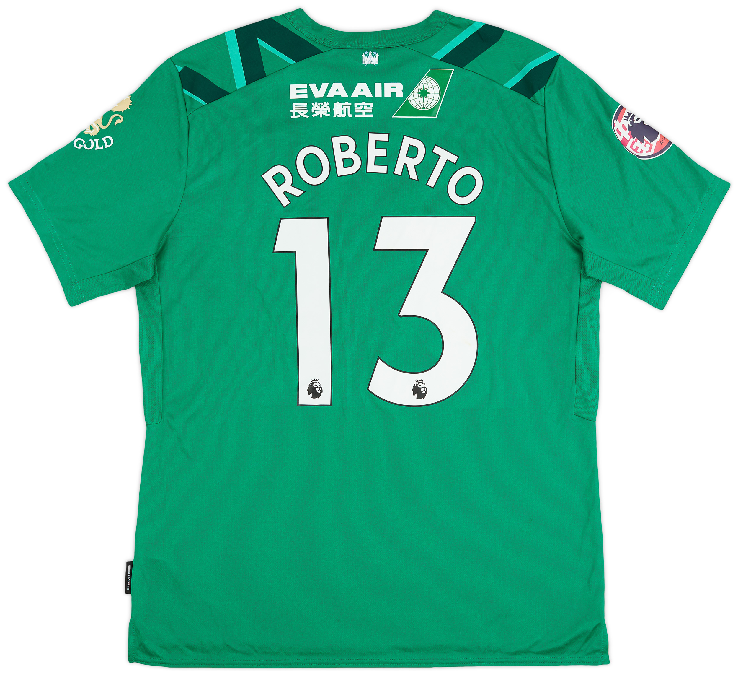 2019-20 West Ham Match Issue GK Shirt Roberto #13