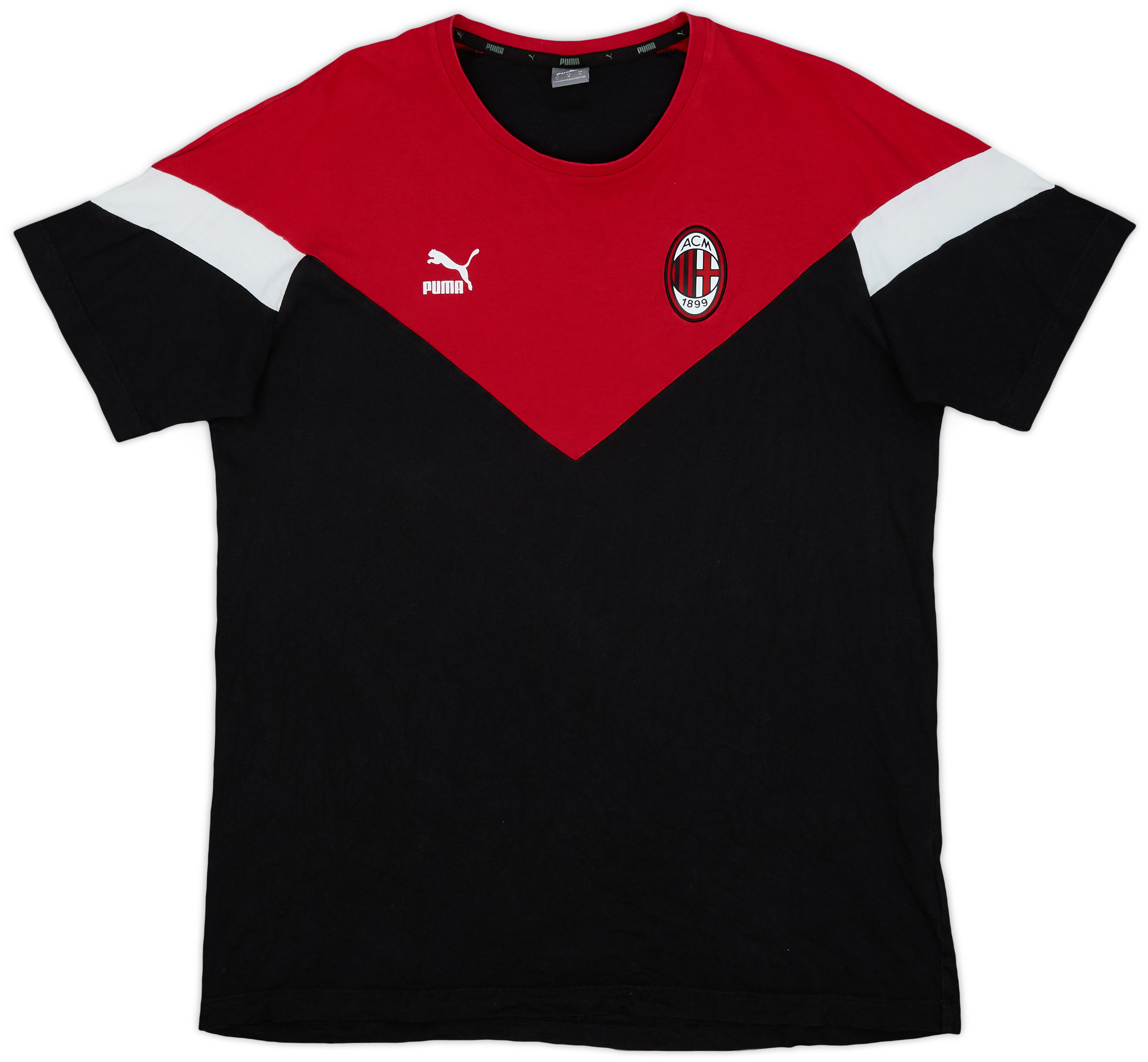 2019-20 AC Milan Puma Iconic Tee - 9/10 - (L)
