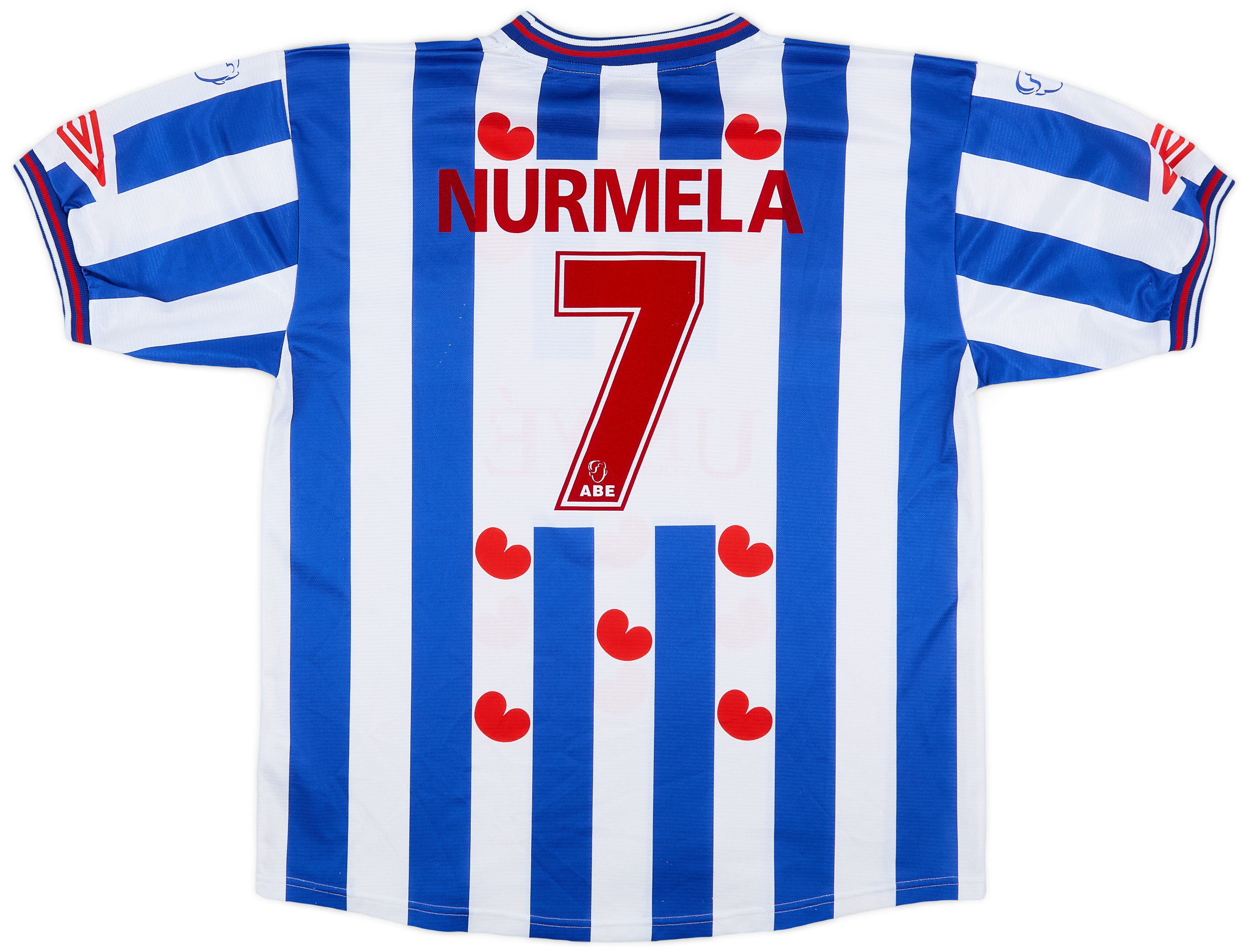 2001-02 Heerenveen Home Shirt Nurmela #7 - 9/10 - (XL)