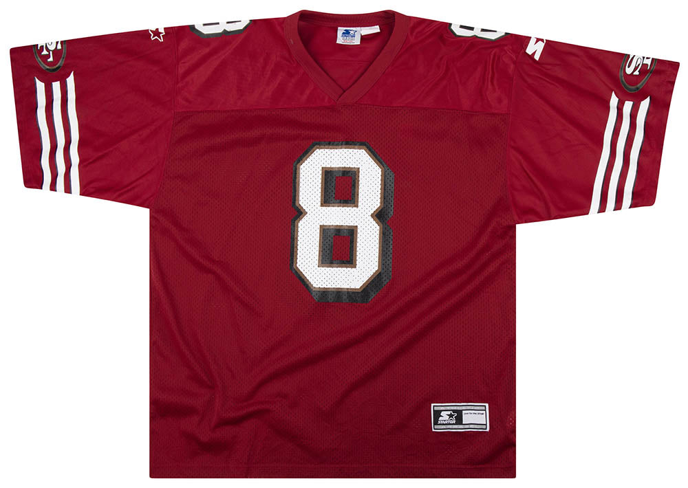 1996-98 San Francisco 49ers Young #8 Starter Jersey (Home) XL 1996-98 San Francisco 49ers Young #8 Starter Jersey (Home) XL