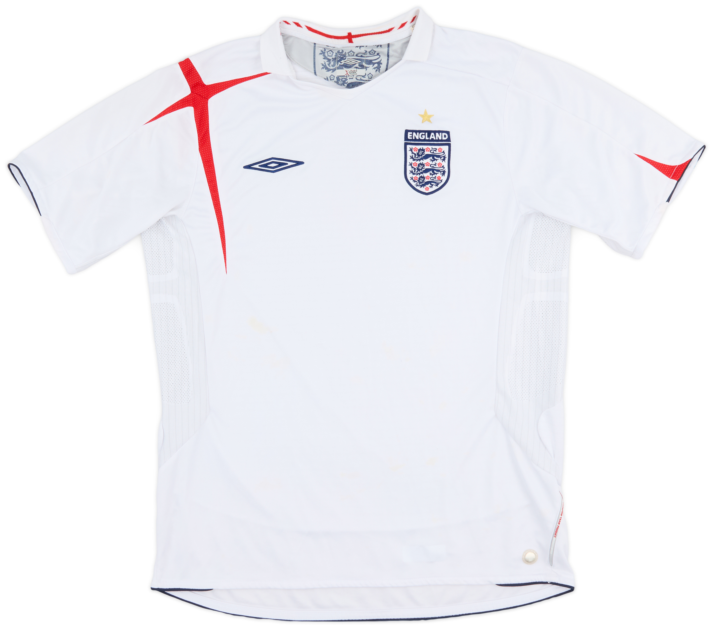 2005-07 England Home Shirt - 5/10 - (L)