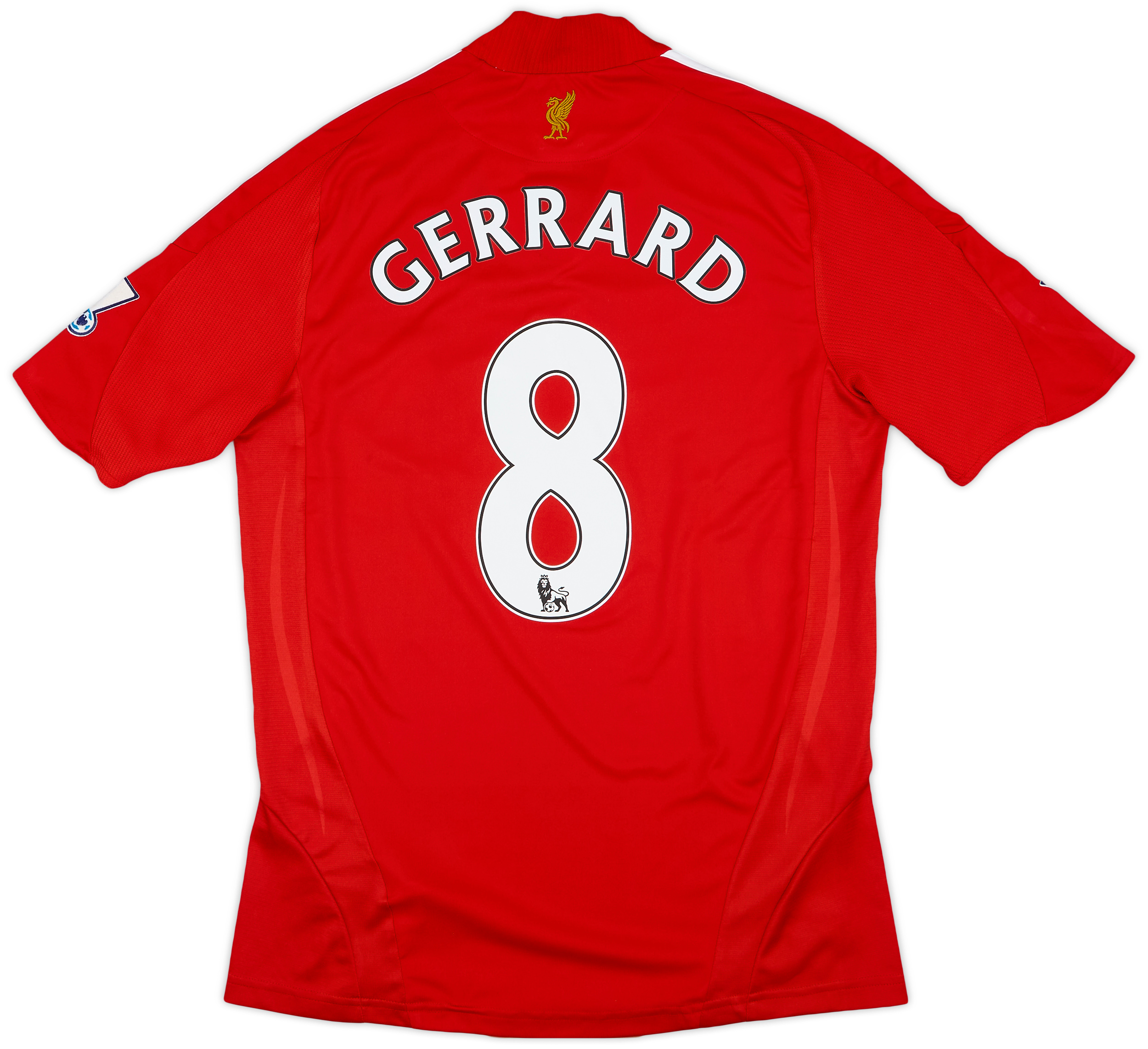 2008-10 Liverpool Home Shirt Gerrard #8 - 8/10 - (S)