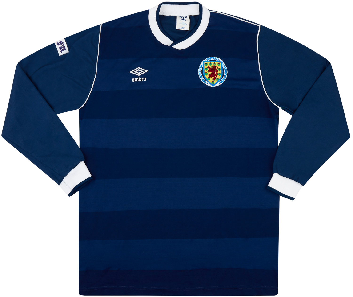 1985-88 Scotland Match Issue Home L/S Shirt #4