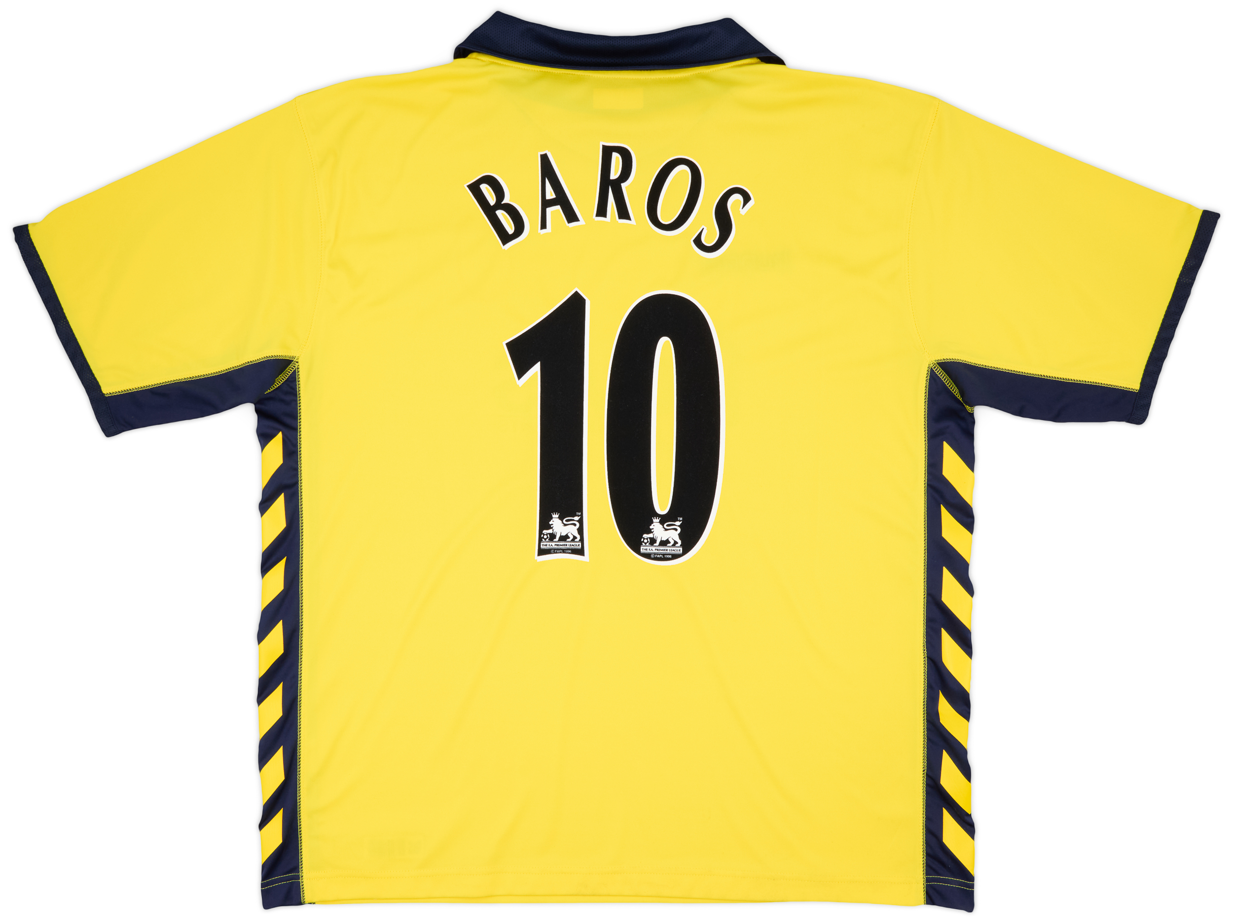 2005-06 Aston Villa Away Shirt Baros #10 - 9/10 - (XXL)