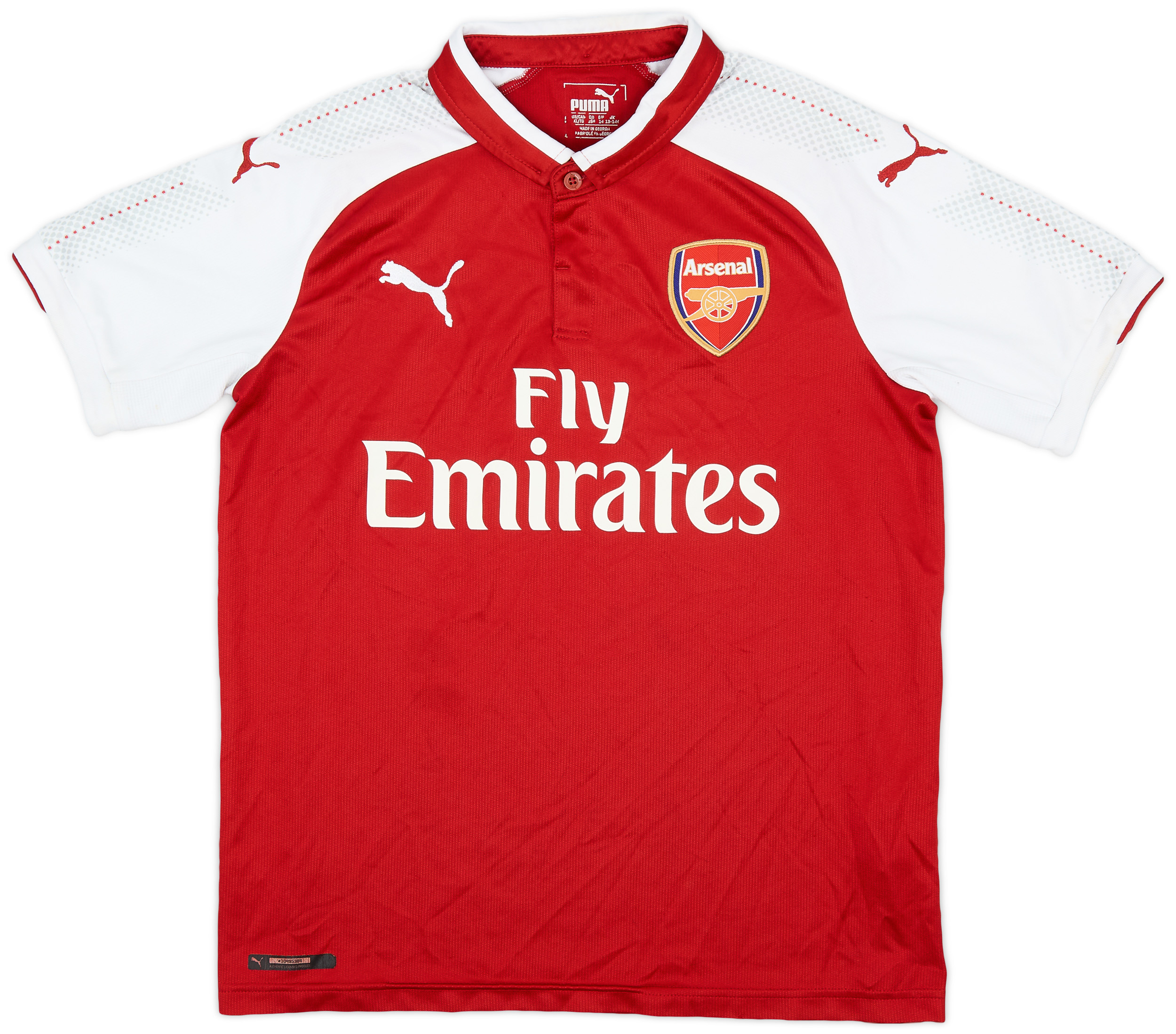 2017-18 Arsenal Home Shirt - 7/10 - (L.Boys)