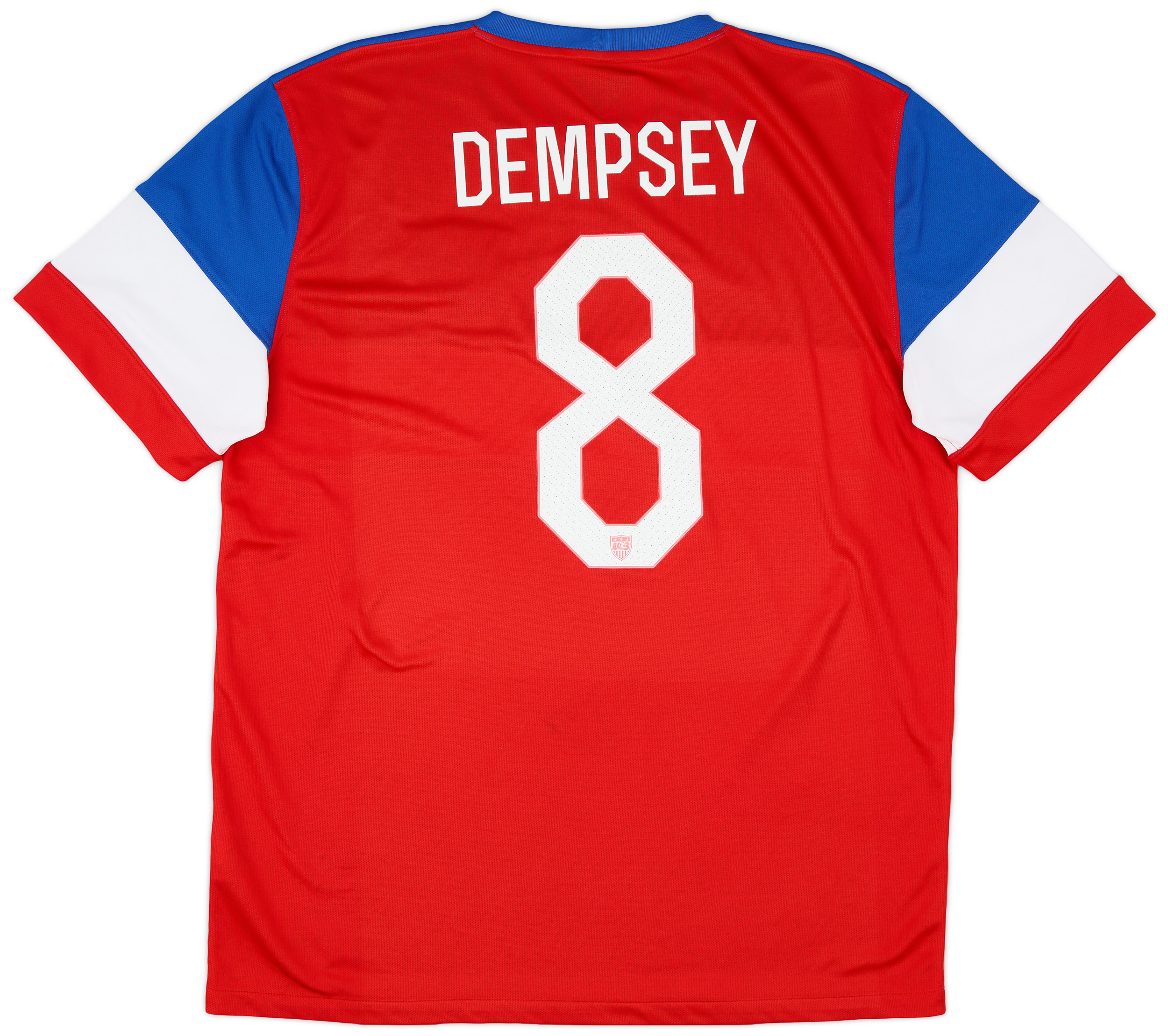 2014-15 USA Away Shirt Dempsey #8 - 7/10 - (L)