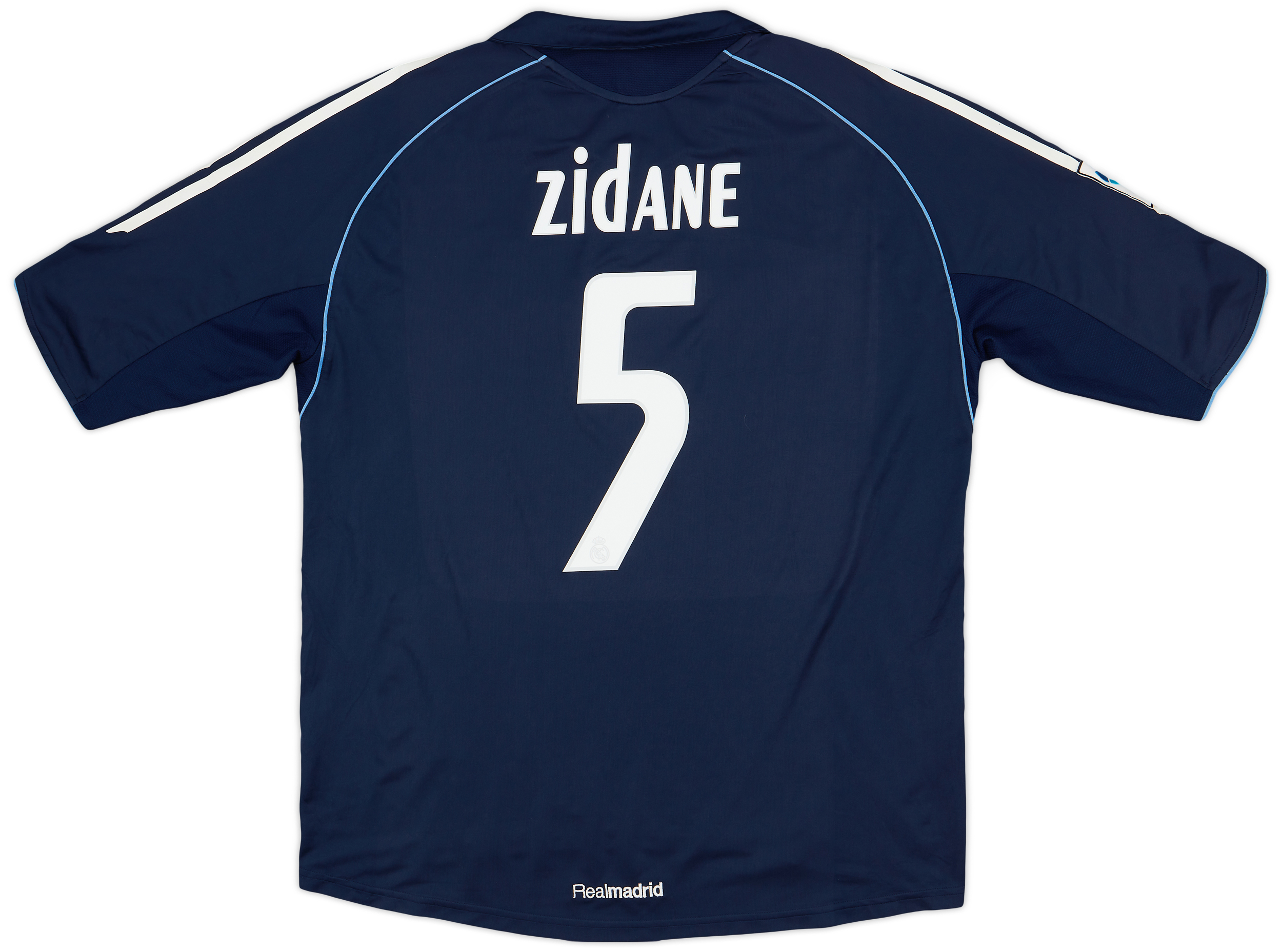 2005-06 Real Madrid Away Shirt Zidane #5 - 7/10 - (L)