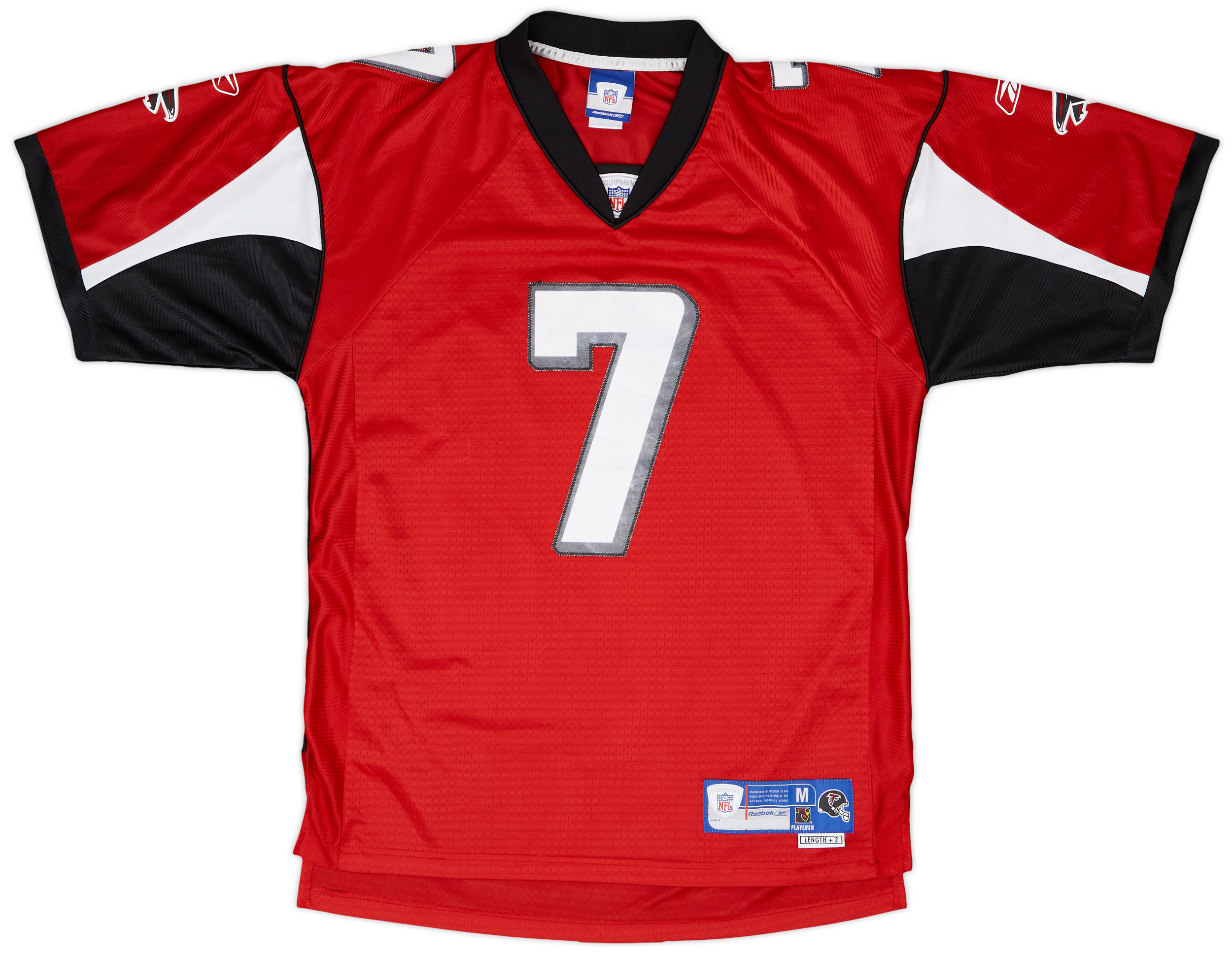 2005-06 Atlanta Falcons Vick #7 Reebok Premier Home Jersey - 6/10 - (M)