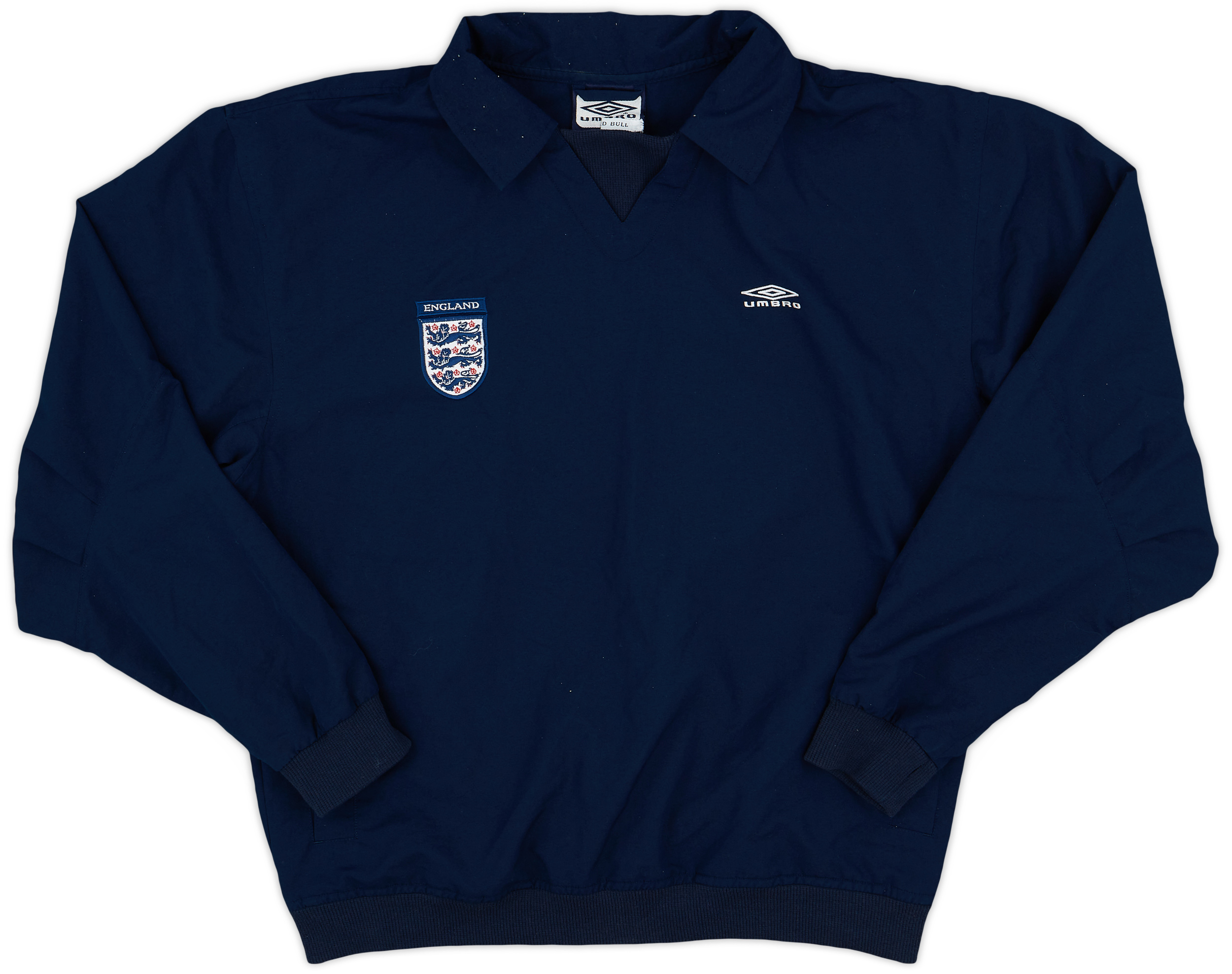 2000-02 England Umbro Drill Top - 8/10 - (M) 2000-02 England Umbro Drill Top - 8/10 - (M)