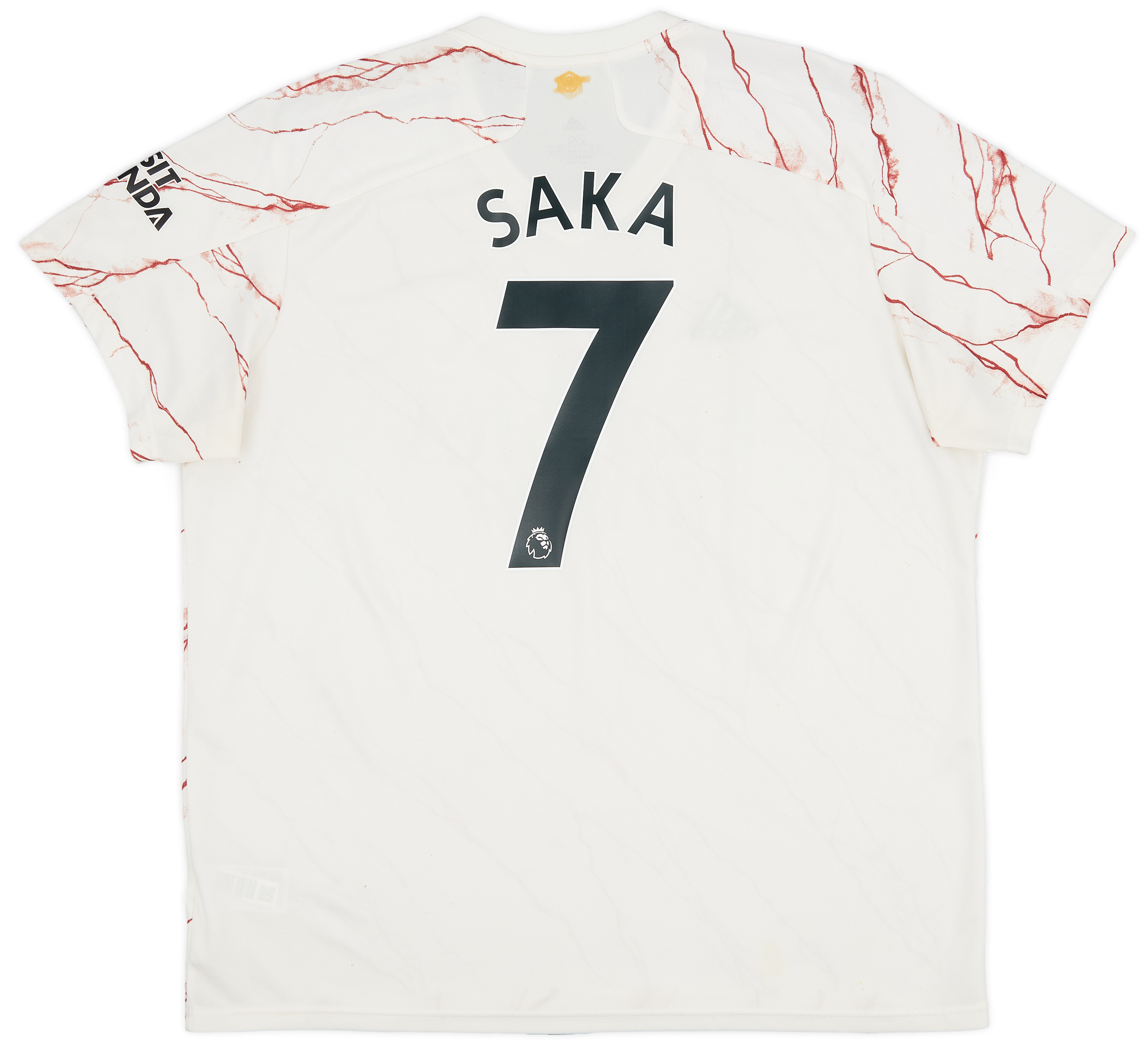 2020-21 Arsenal Away Shirt Saka #7 - 7/10 - (XXL)