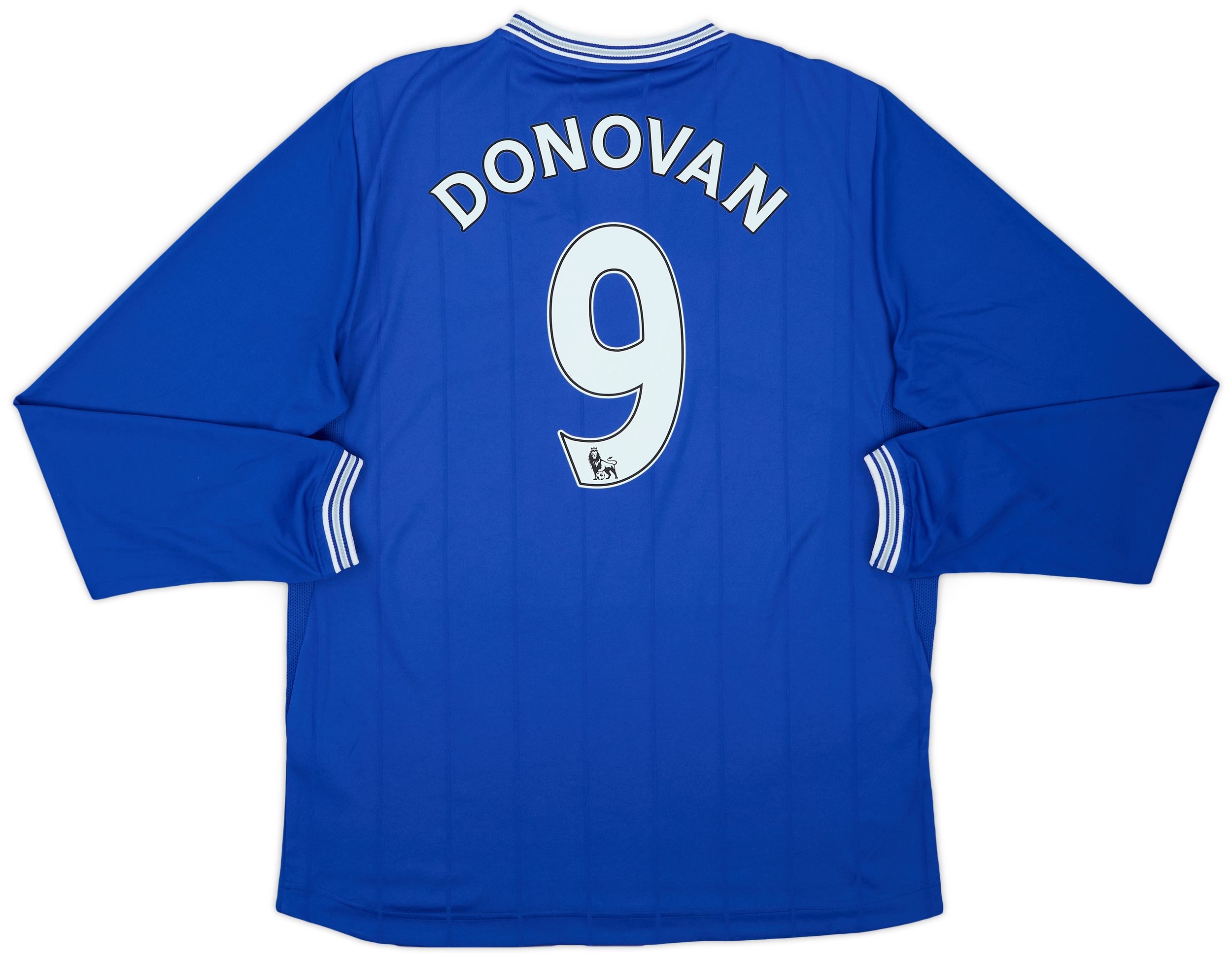 2009-10 Everton Home L/S Shirt Donovan #9 - 8/10 - (L)