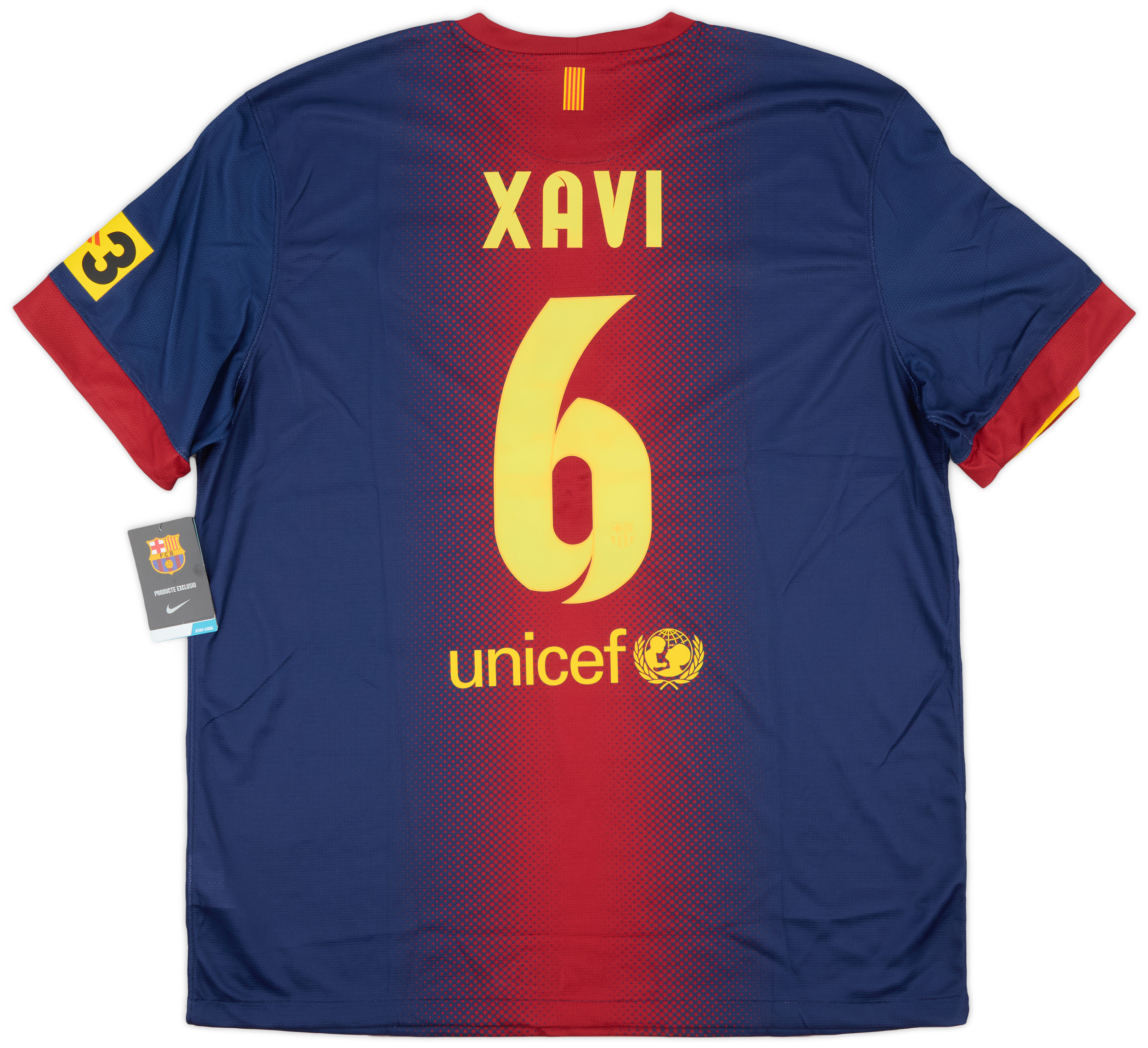 2012-13 Barcelona Home Shirt Xavi #6 (XL)