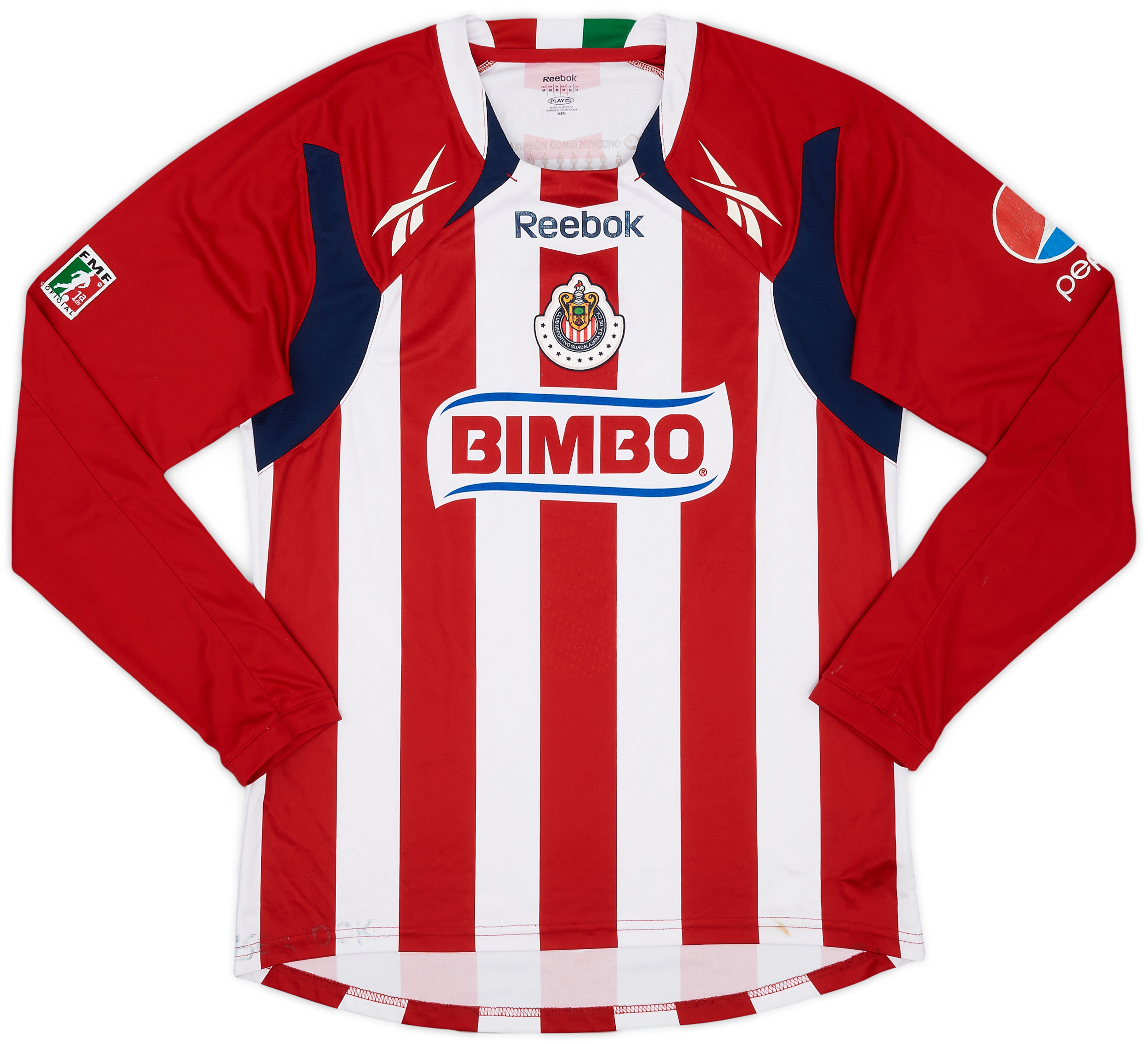 2010-11 Chivas Guadalajara Home L/S Shirt - 4/10 - (M)