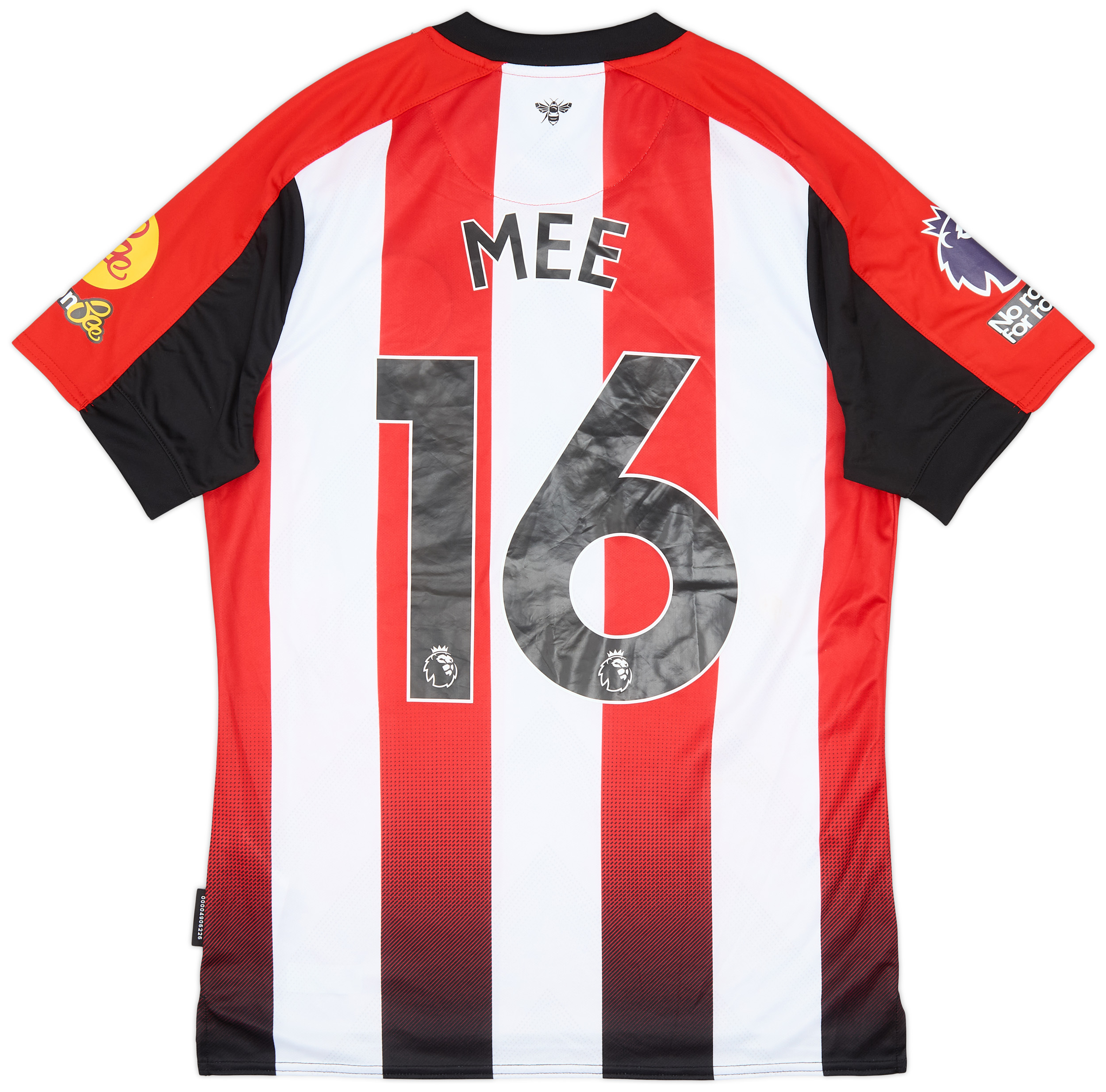 2023-24 Brentford Match Issue Home Shirt Mee #16