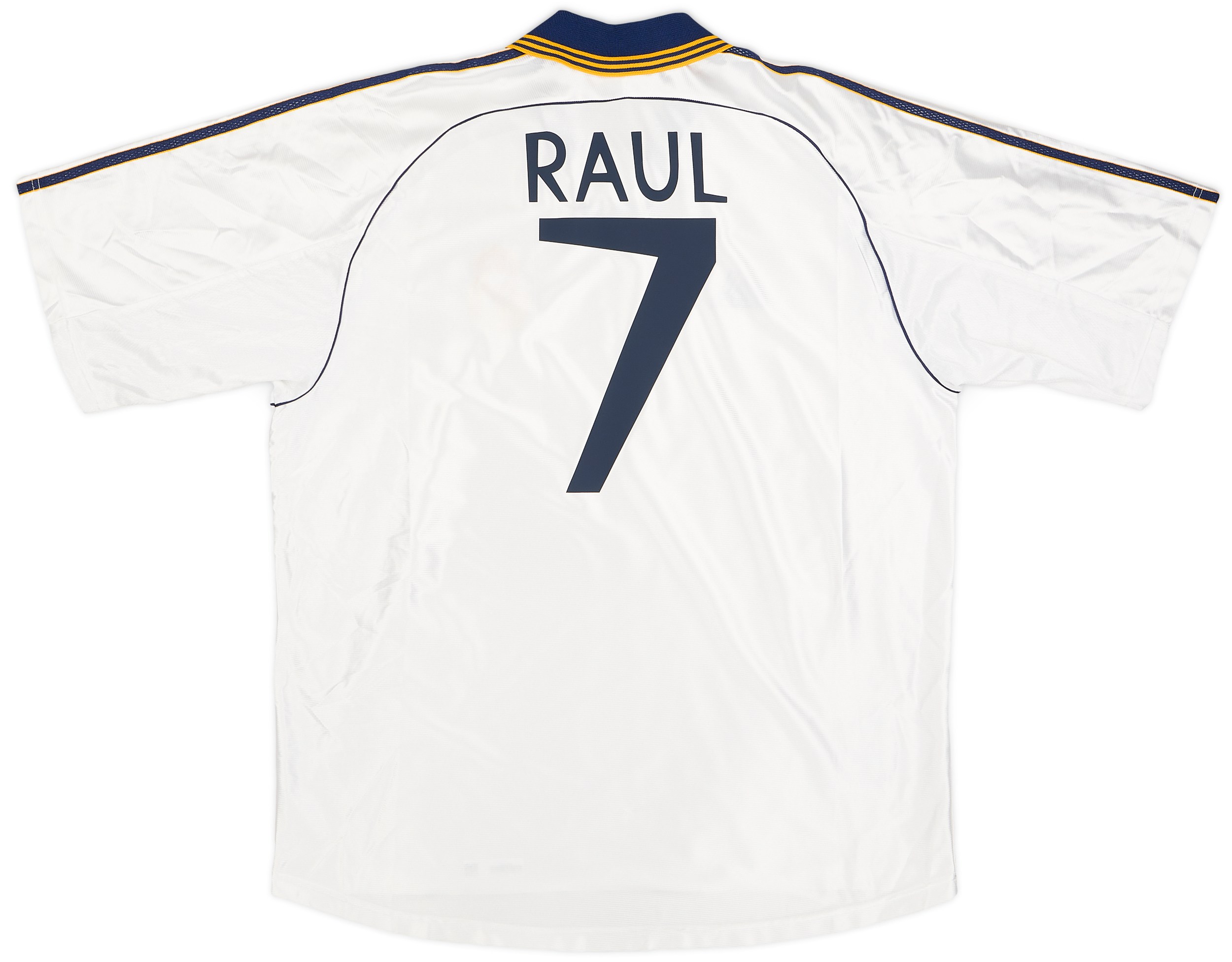 1998-00 Real Madrid Home Shirt Raul #7 - 8/10 - (XL)