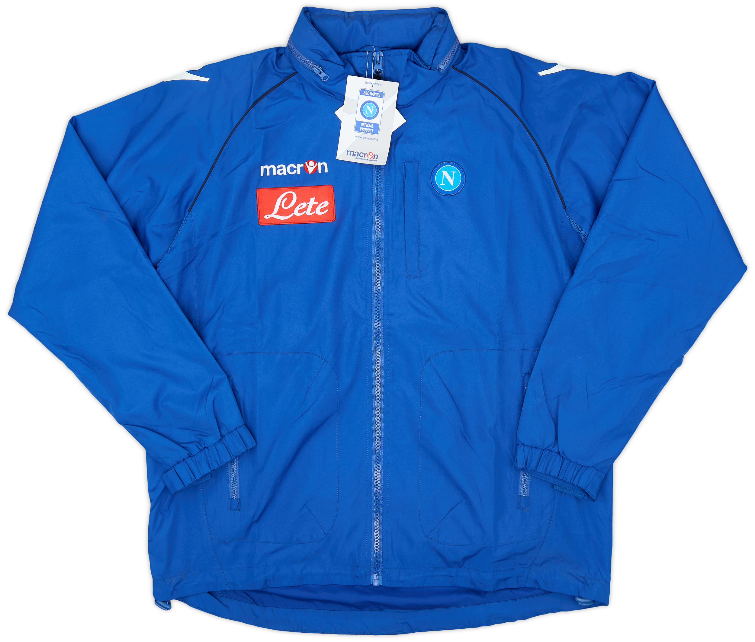 2009-10 Napoli Macron Track Jacket (S)