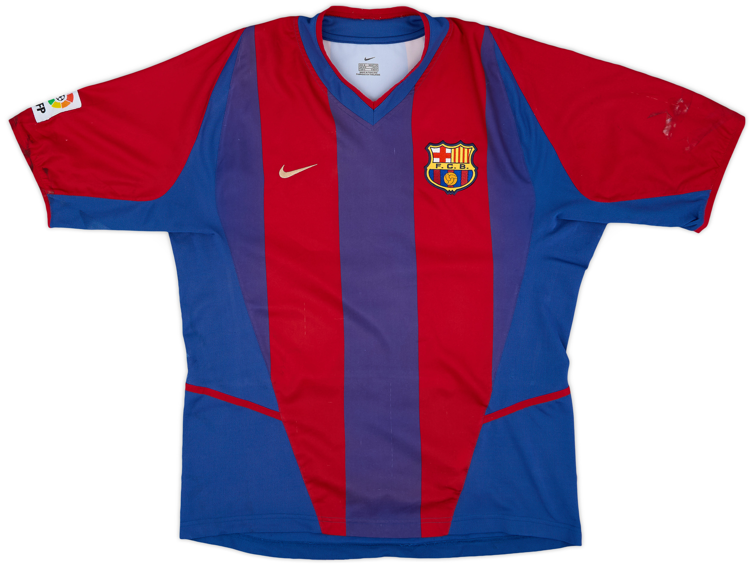 2002-03 Barcelona Home Shirt - 4/10 - (M)