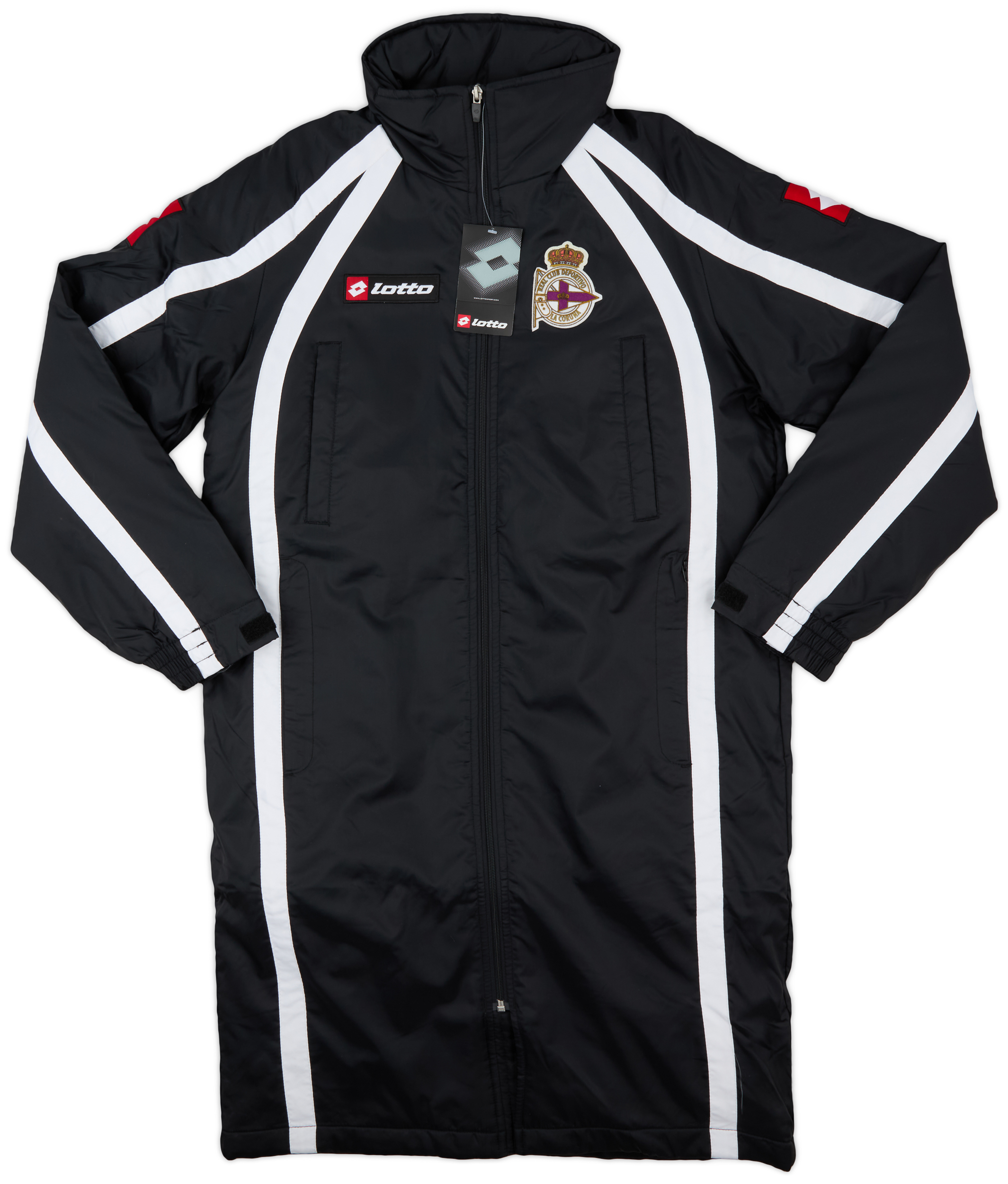 2010-11 Deportivo Lotto Long Padded Jacket (XXS)