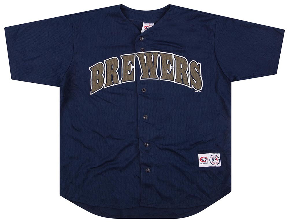 2002 Milwaukee Brewers Jenkins #5 True Fan Jersey XL