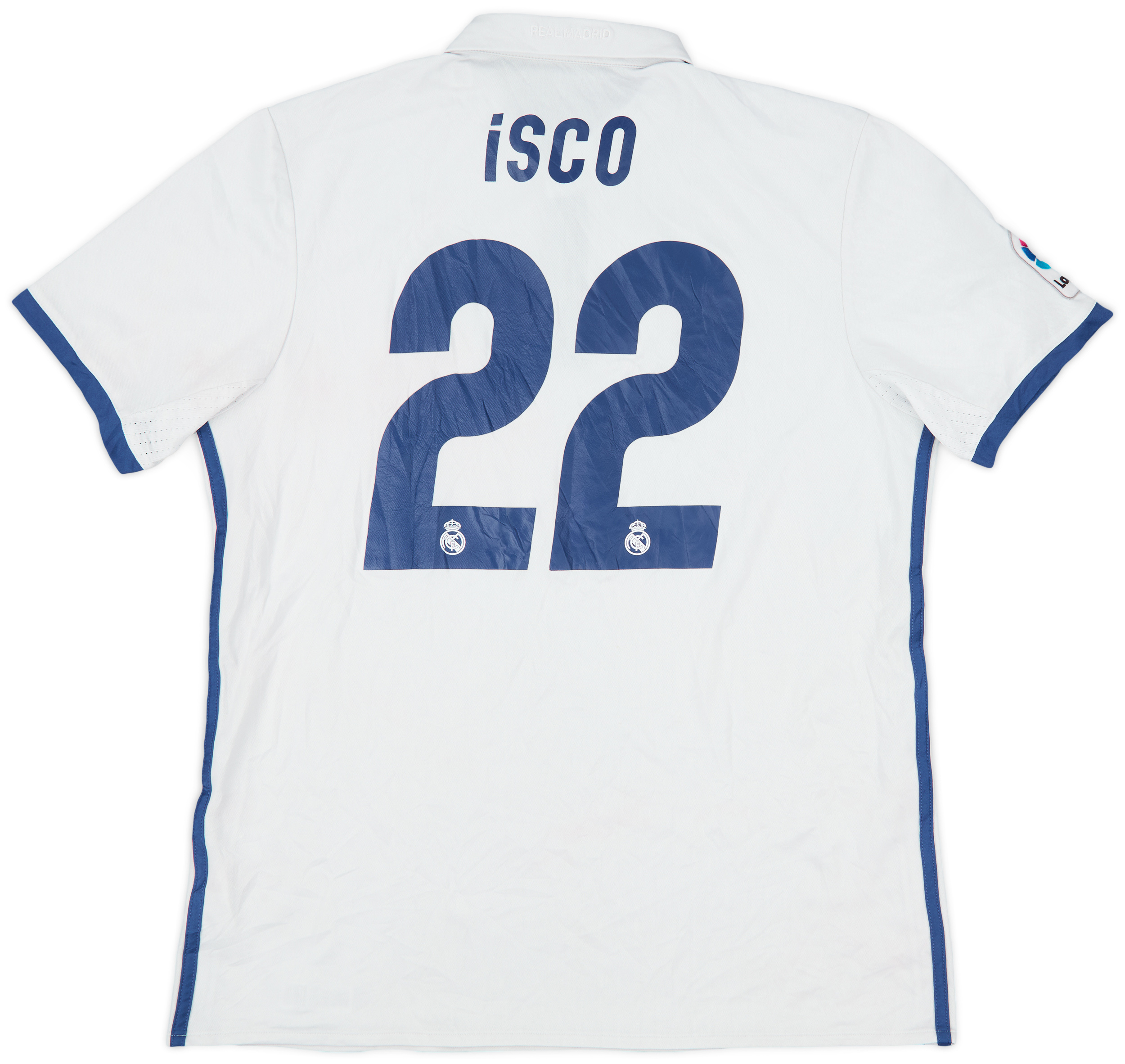 2016-17 Real Madrid Home Shirt Isco #22 - 3/10 - (M)