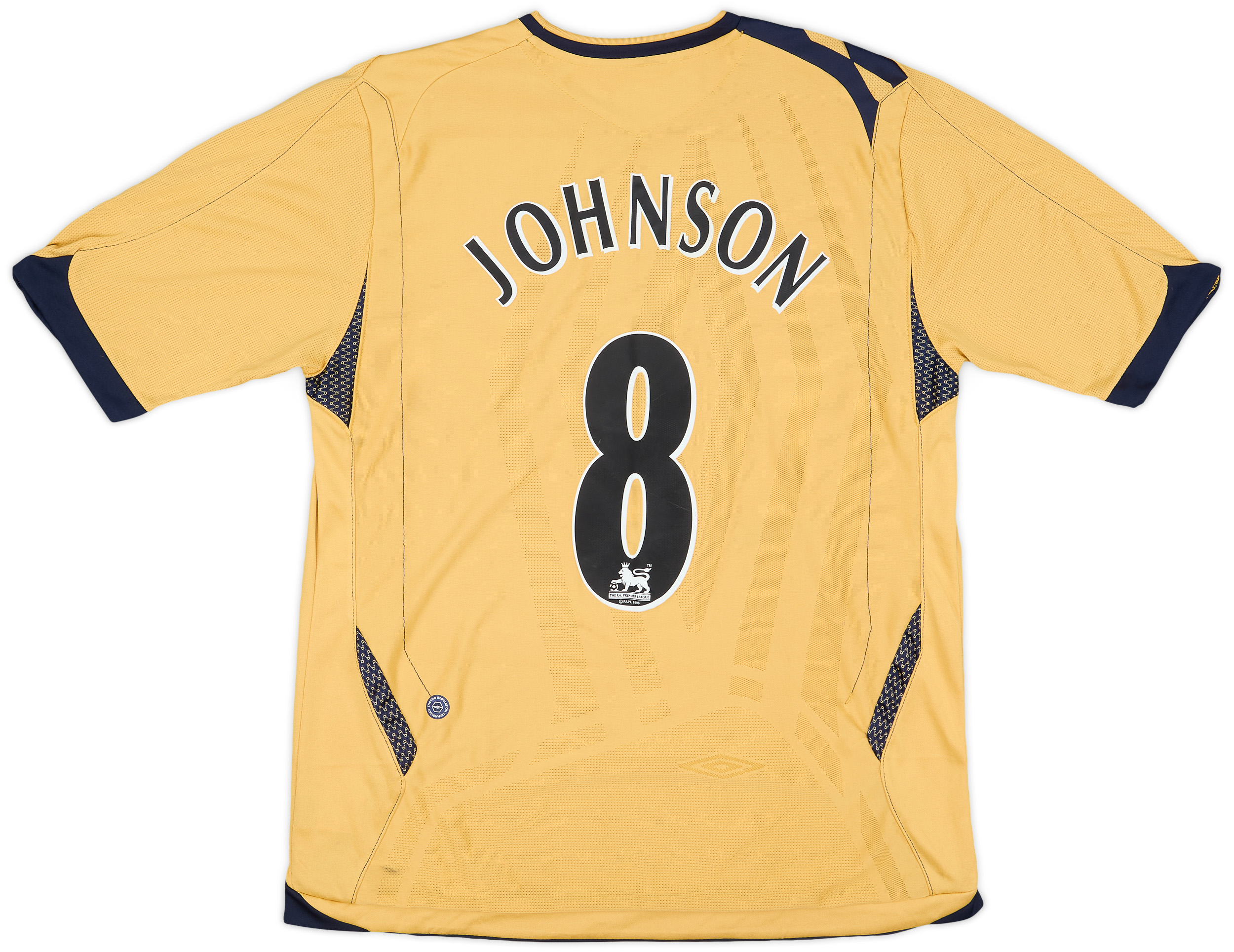 2006-07 Everton Third Shirt Johnson #8 - 7/10 - (L)