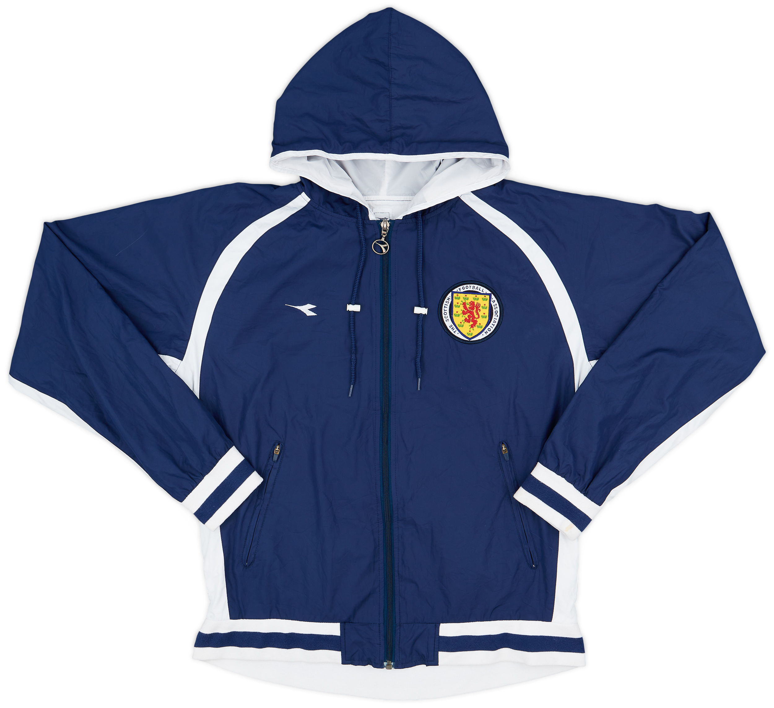 2003-05 Scotland Diadora Hooded Rain Jacket - 7/10 - (L)