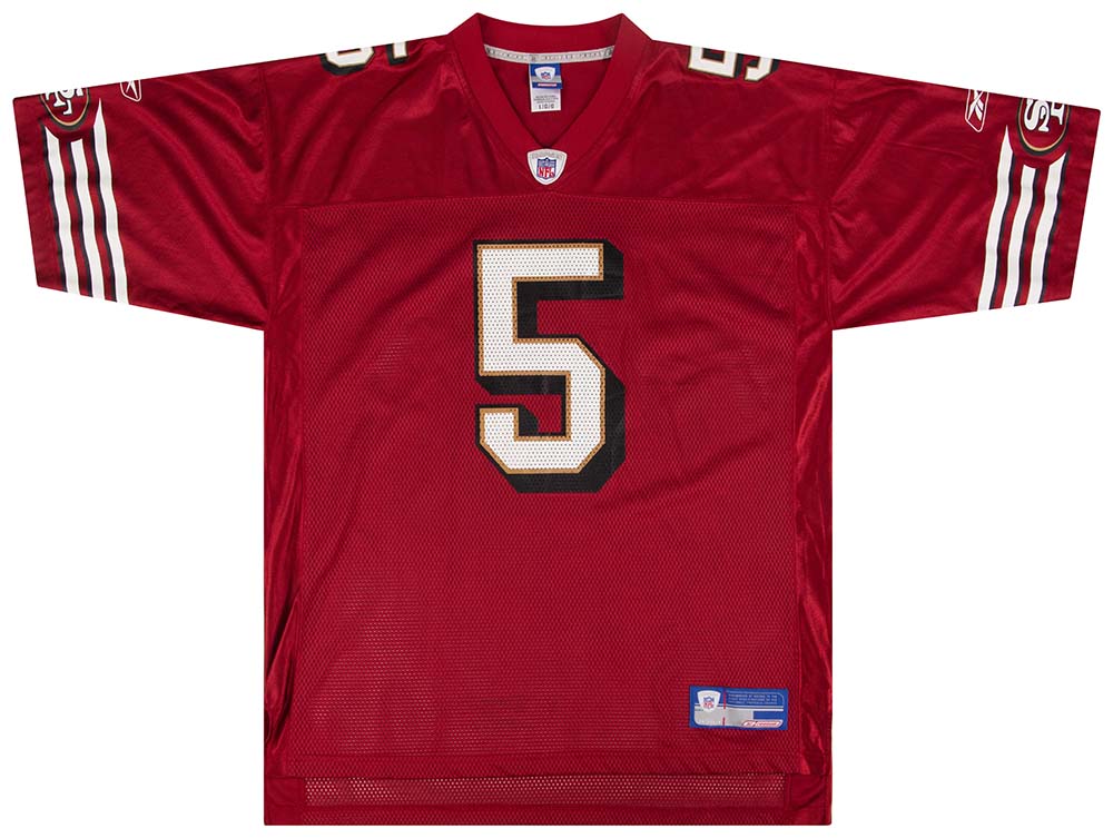 2002-03 San Francisco 49ers Garcia #5 Reebok On Field Jersey (Home) XXL
