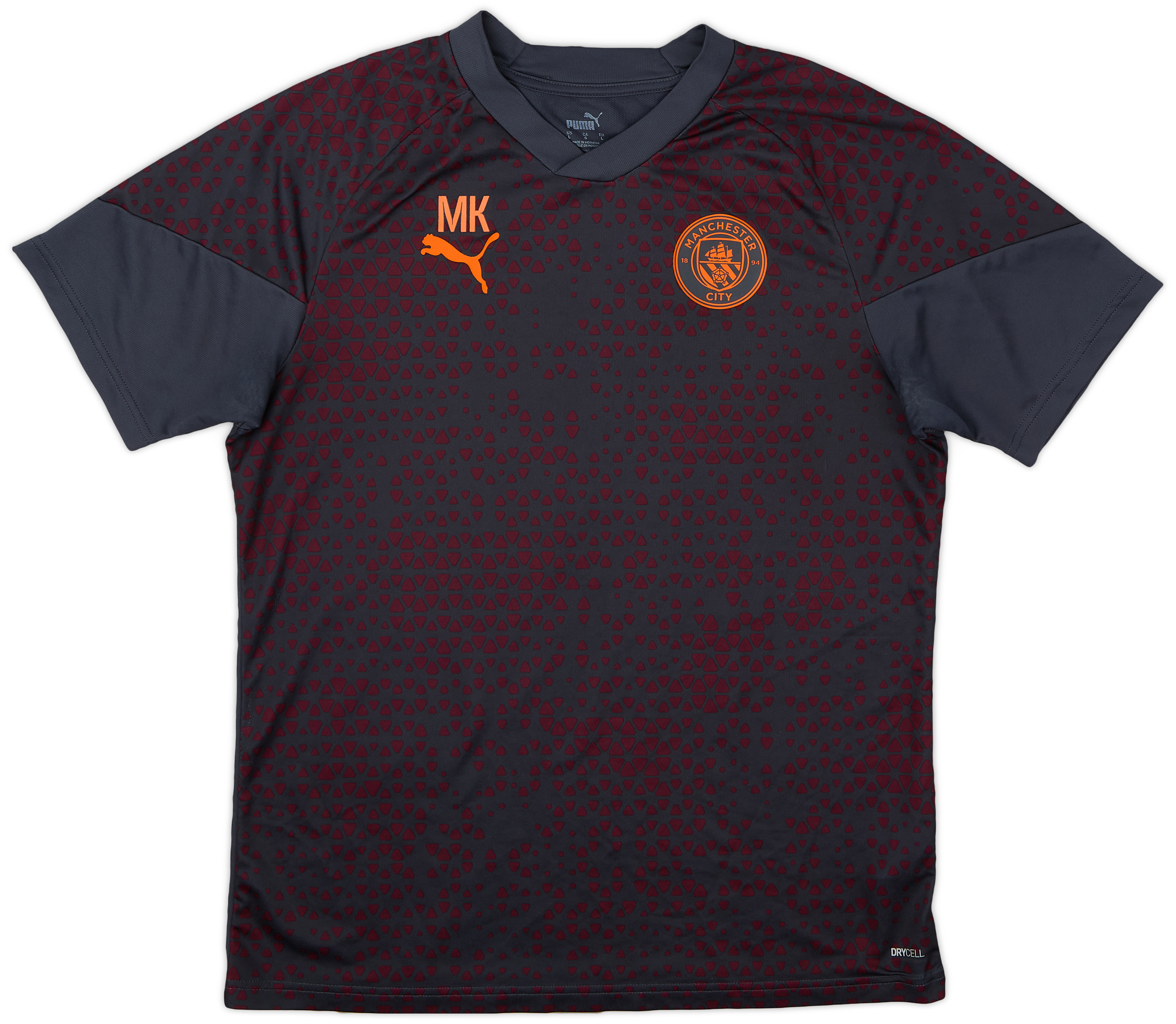 2023-24 Manchester City Puma Staff Issue Training Shirt 'MK' - 9/10 - (L)