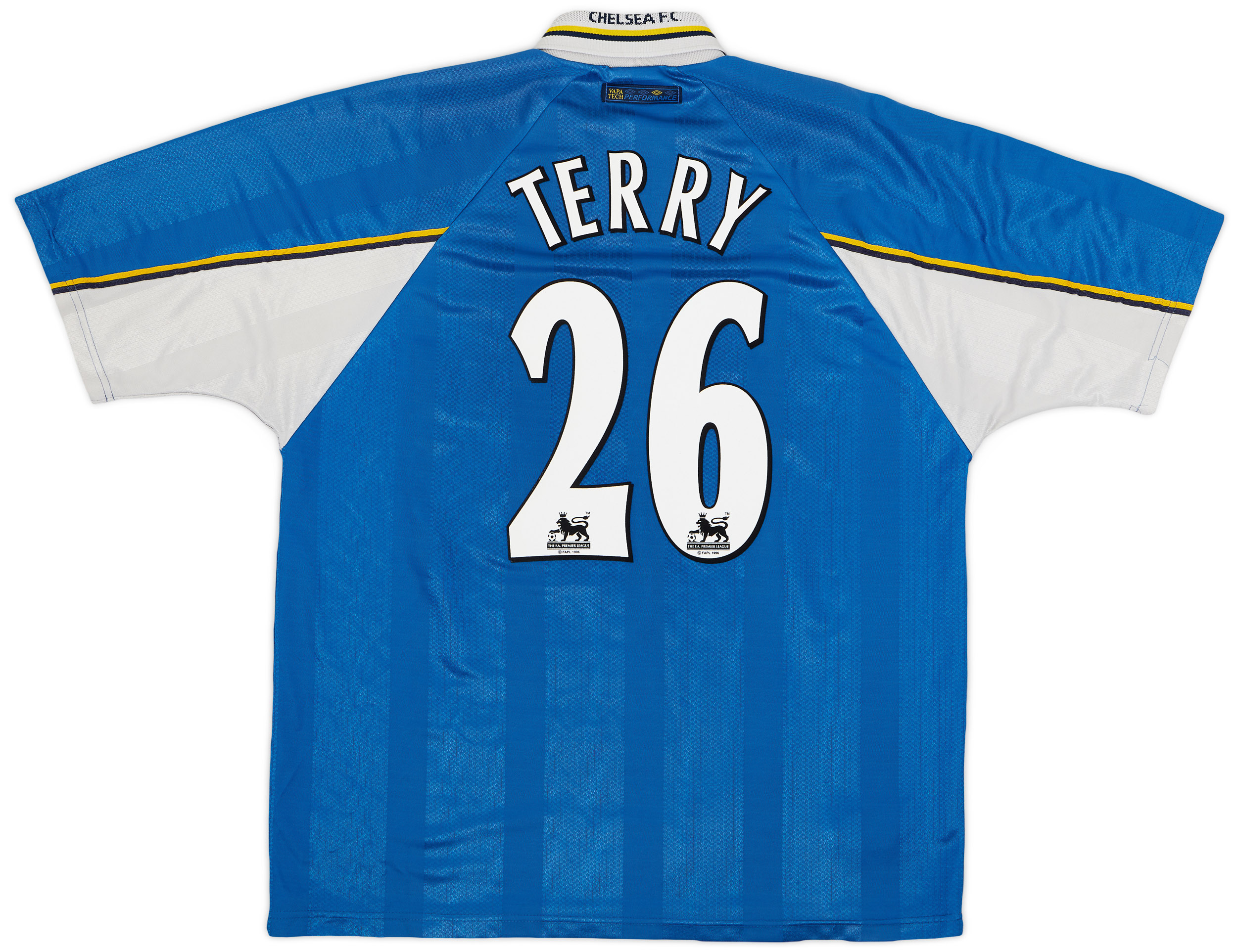 1997-99 Chelsea European Winners Home Shirt Terry #26 - 6/10 - (XL)