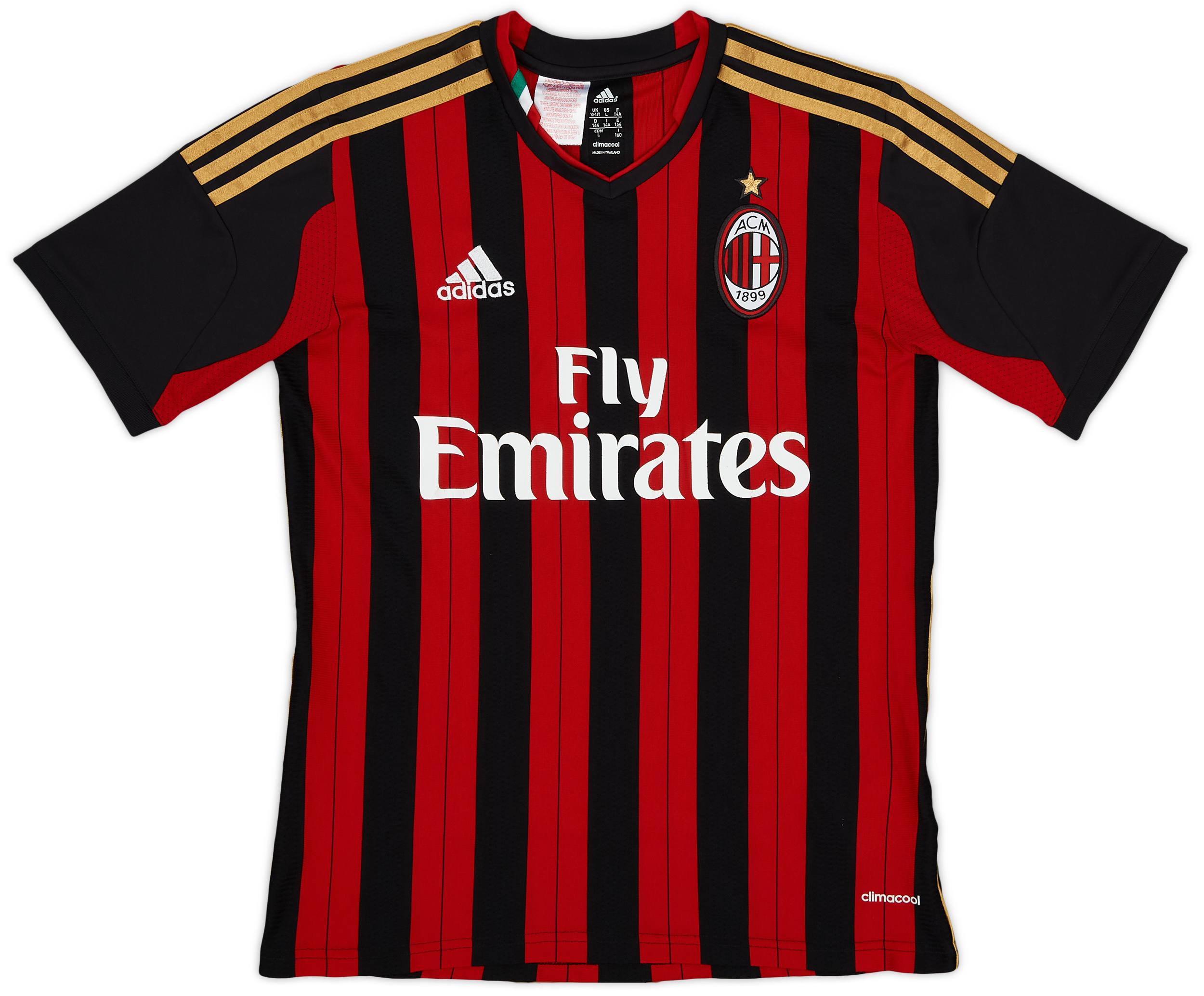 2013-14 AC Milan Home Shirt - 7/10 - (L.Boys)