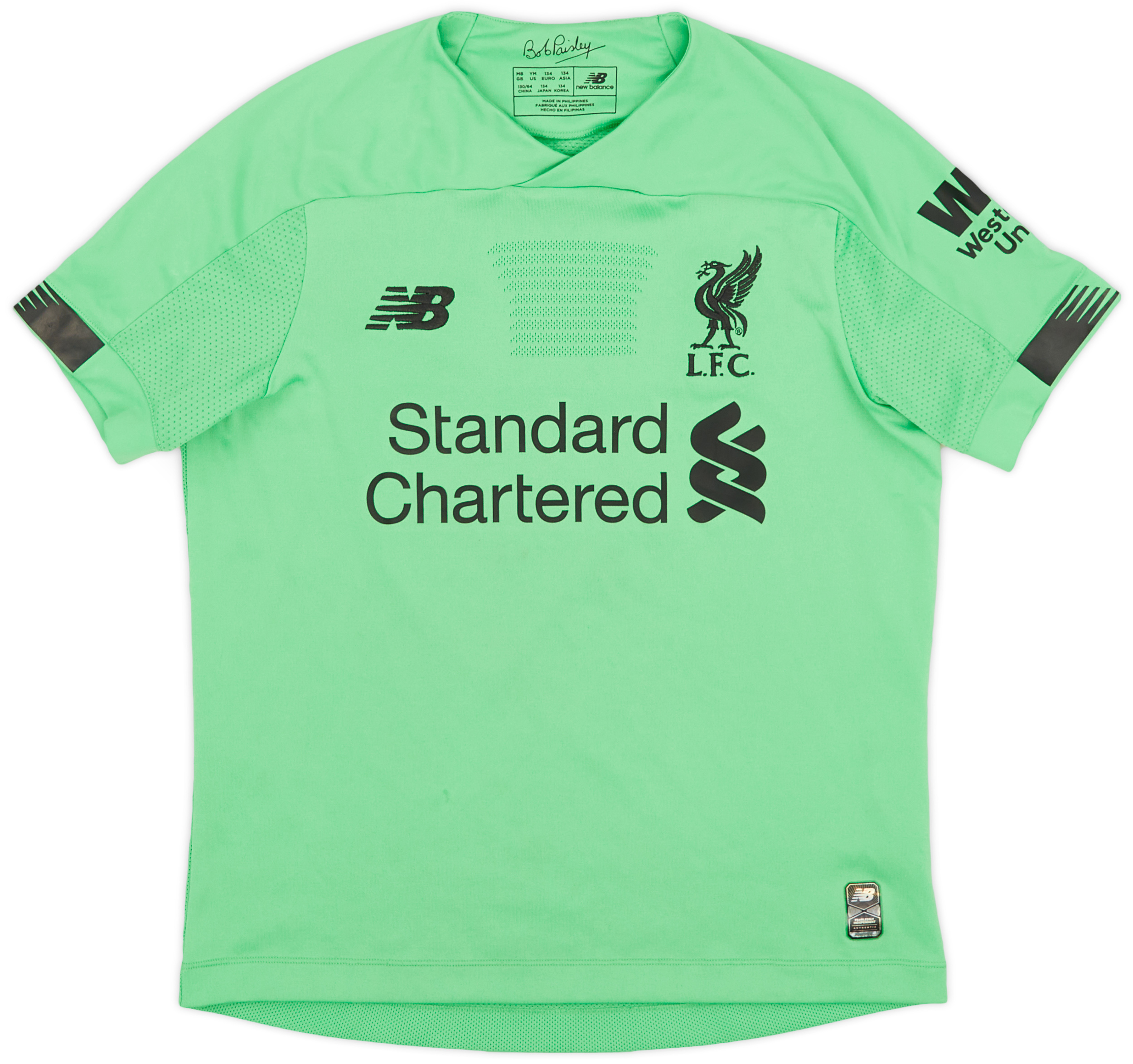 2019-20 Liverpool GK S/S Shirt - 8/10 - (M.Boys)