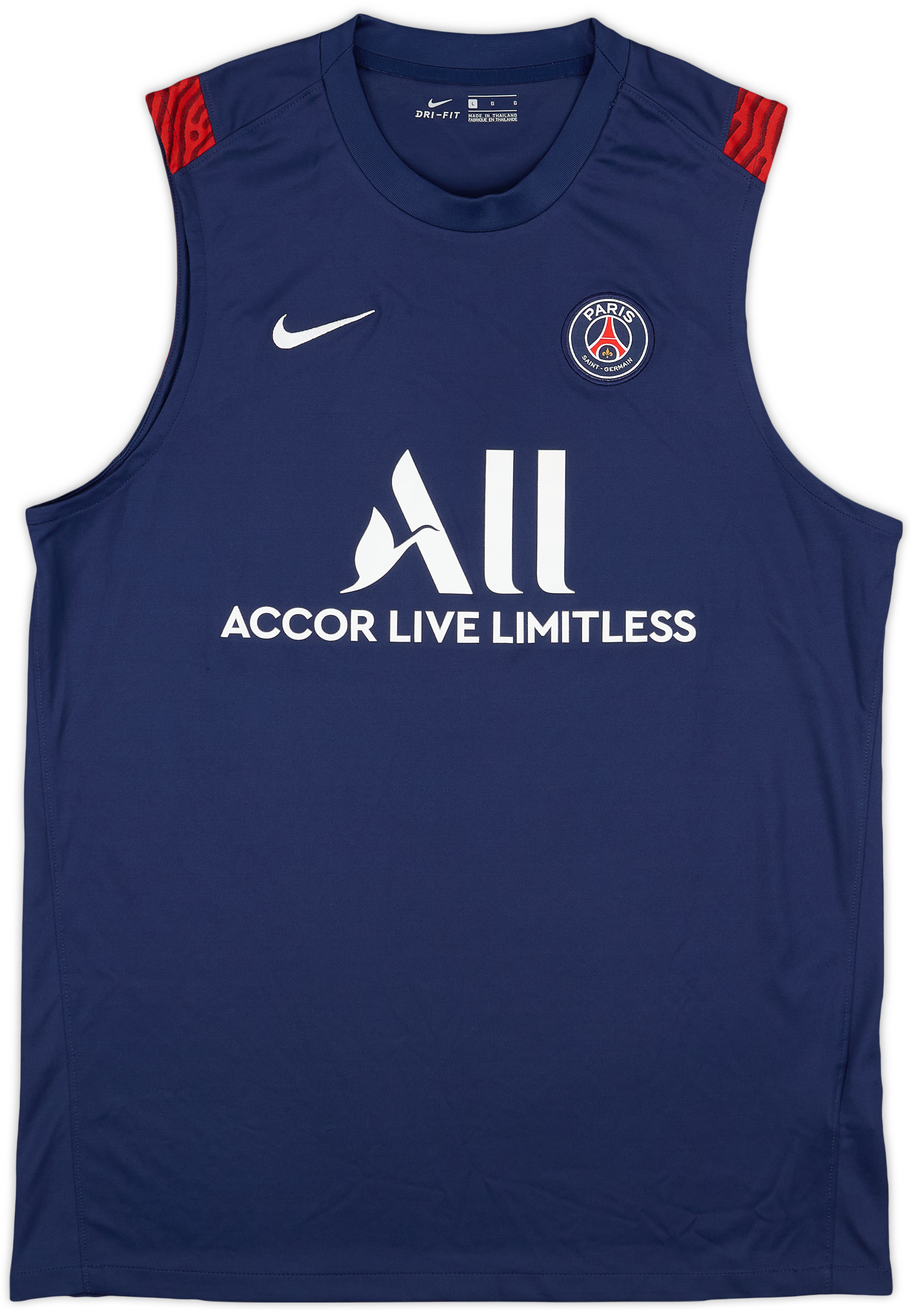 2020-21 PSG Nike Training Vest - 7/10 - (L)