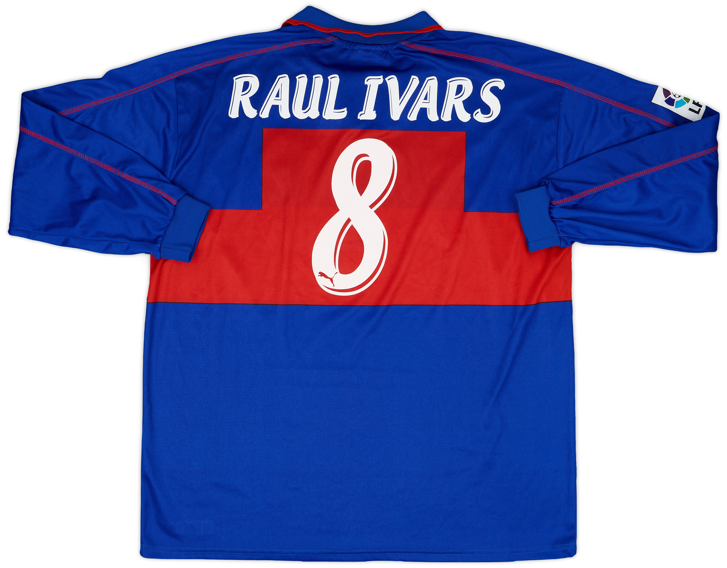 2002-03 Elche Match Issue Away L/S Shirt Raul Ivars #8