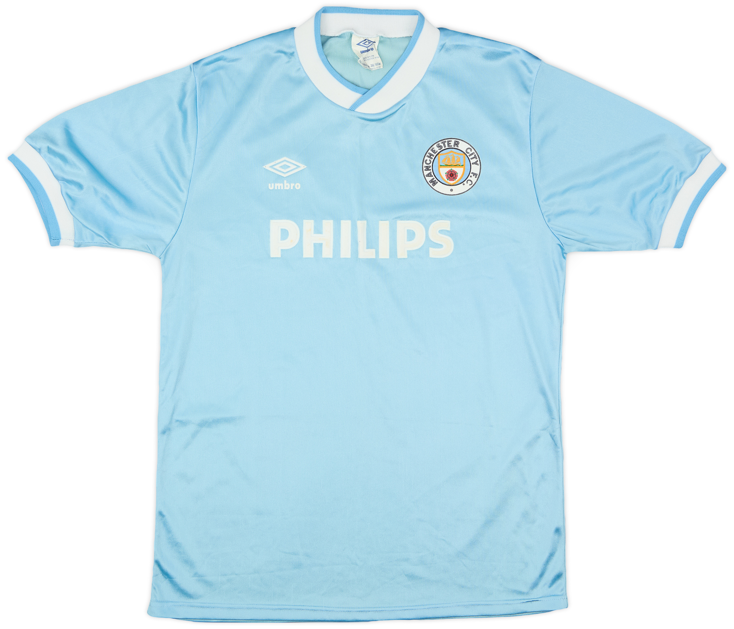 1985-87 Manchester City Home Shirt - 8/10 - (M)