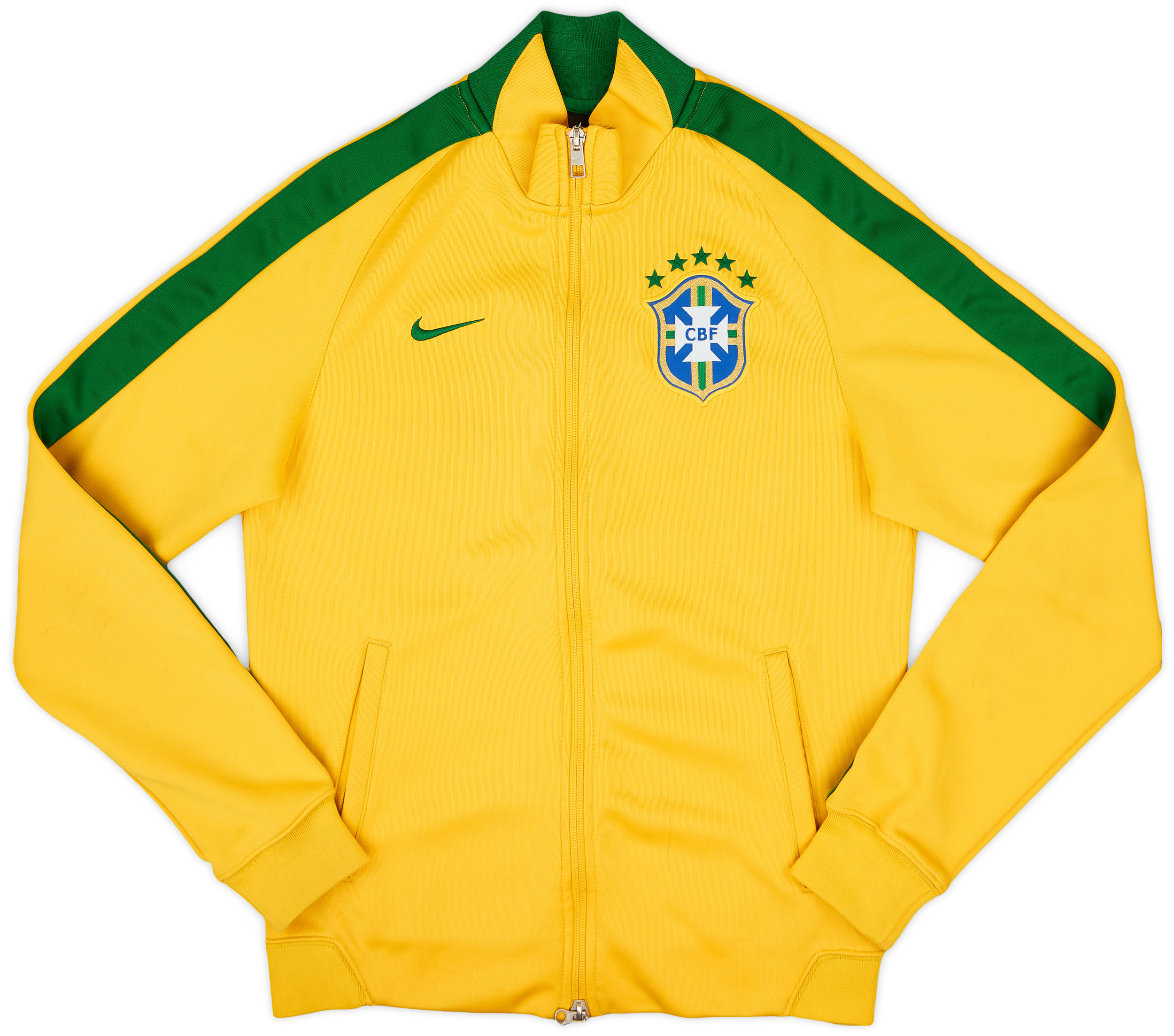 2014-15 Brazil Nike Track Jacket - 8/10 - (S)