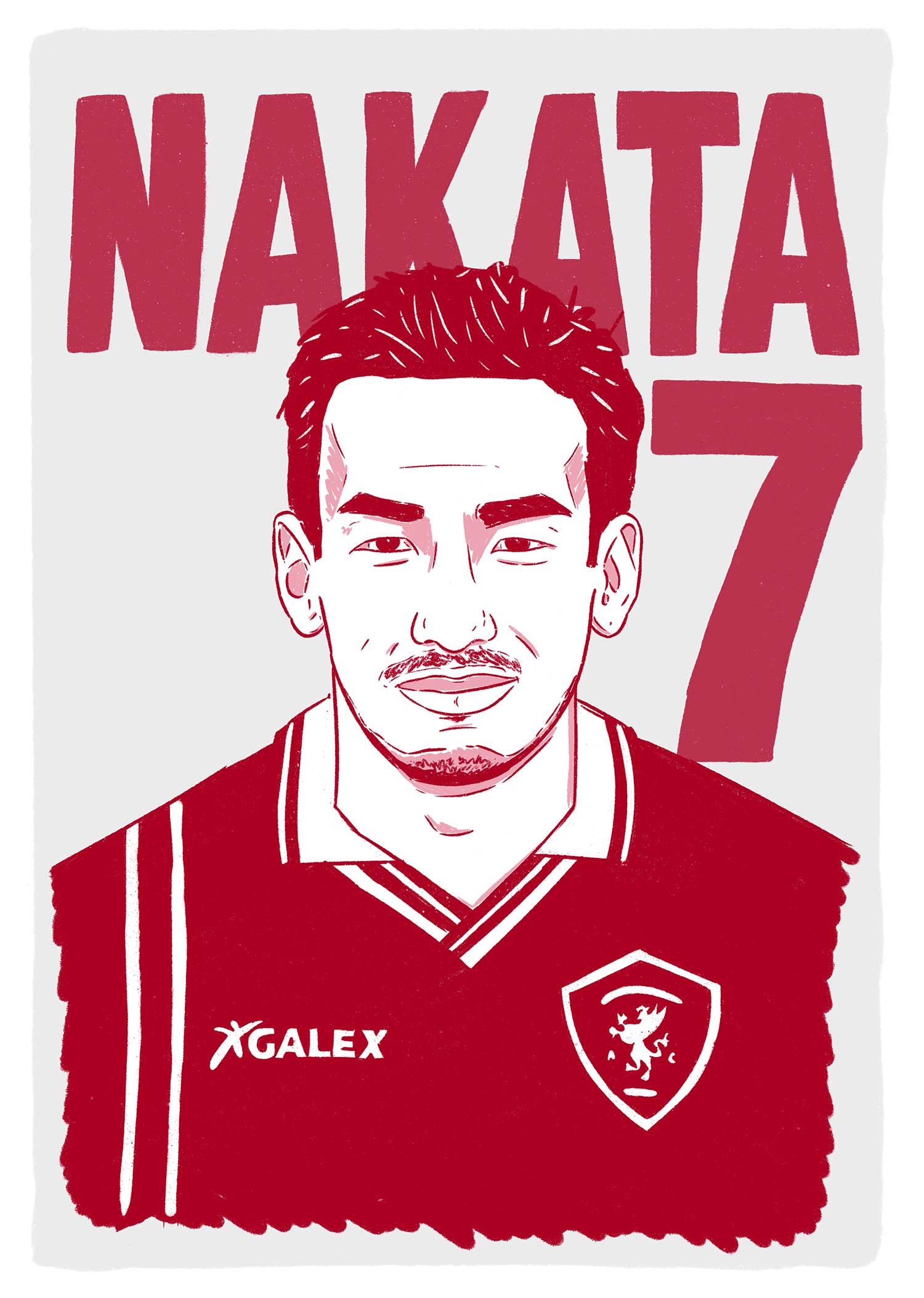 Retro Hidetoshi Nakata shirt - Authentic Vintage Football Jerseys