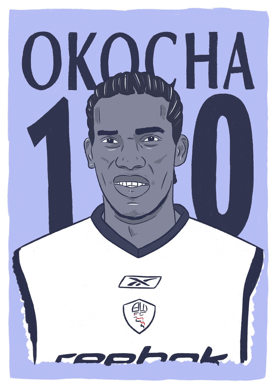 2001-03 Bolton Okocha #10 Premier League Icons Poster/Print